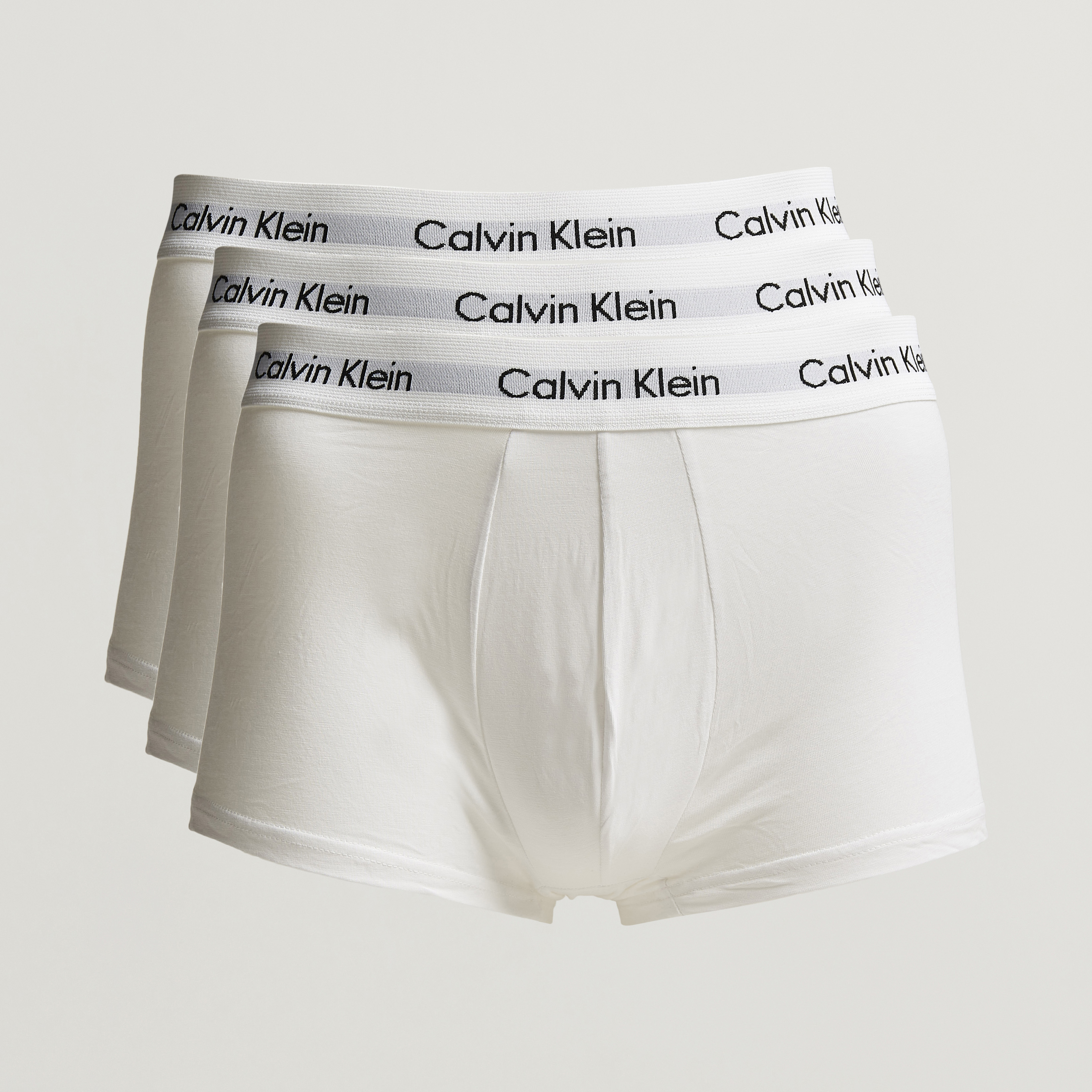 Calvin Klein Cotton Stretch Low Rise Trunk 3-pack White - Acheter Calvin Kl
