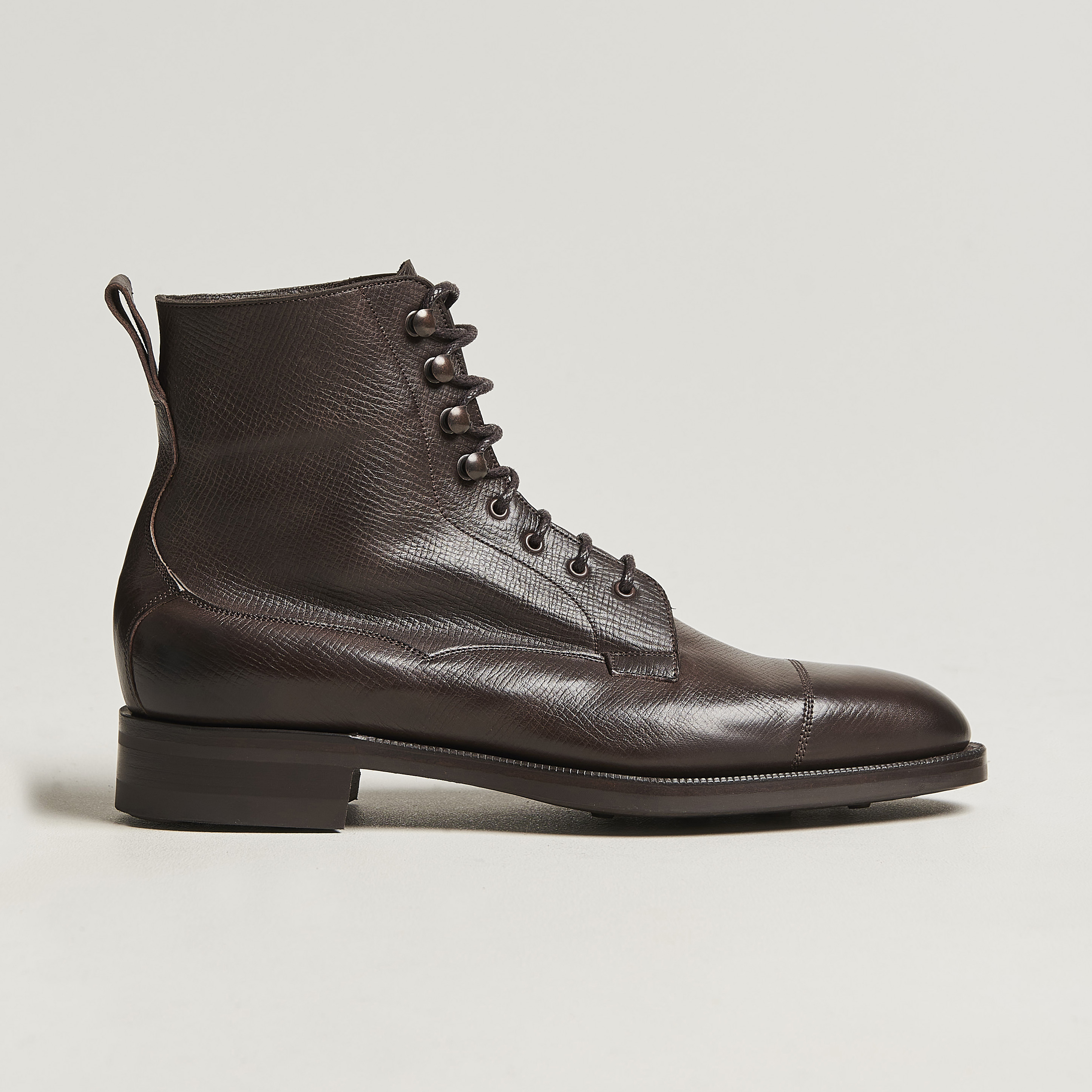 Edward Green Galway Grained Boot Dark Brown Utah Calf - Acheter Edward Gree