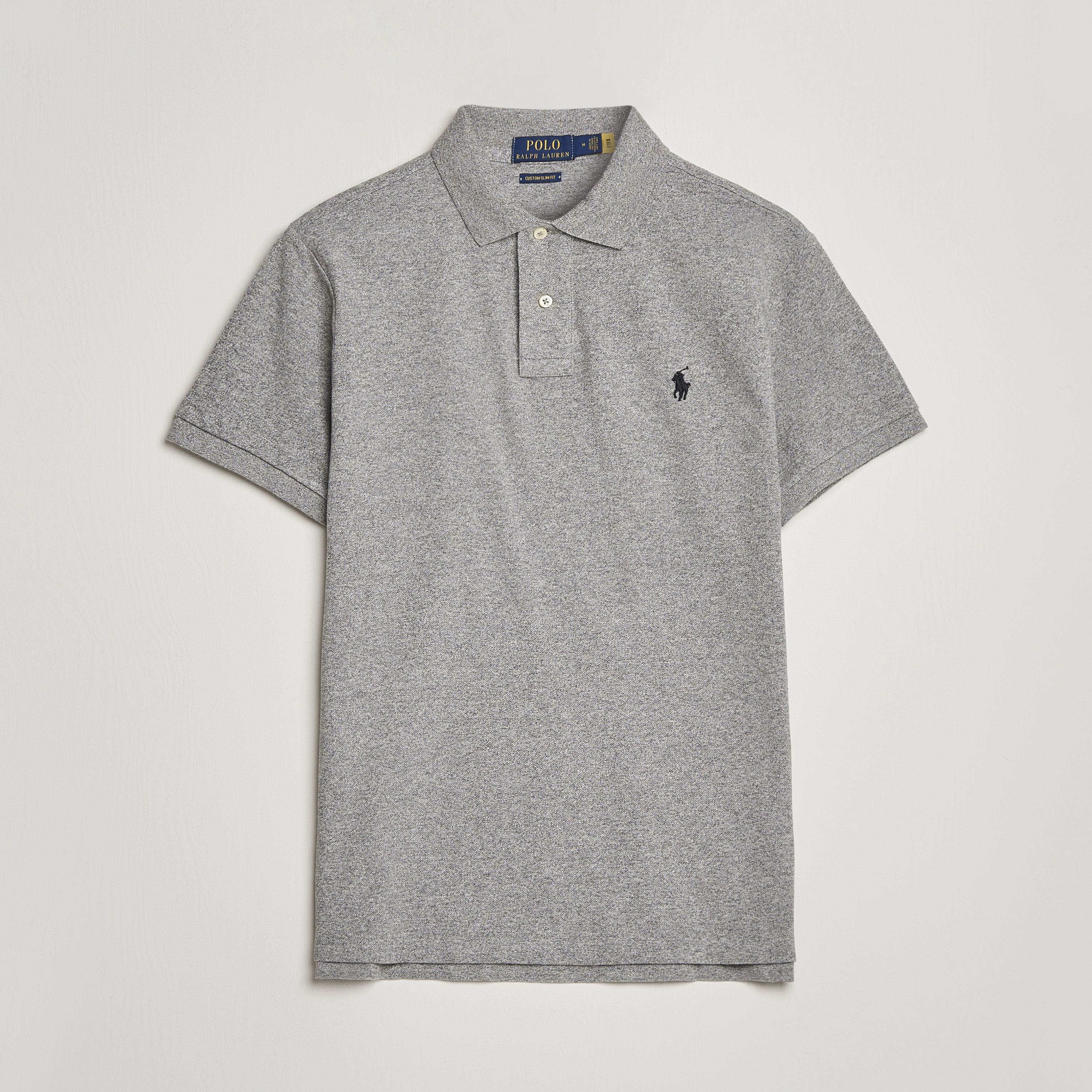 Polo Ralph Lauren Custom Slim Fit Polo Canterbury Heather - Acheter Polo Ra