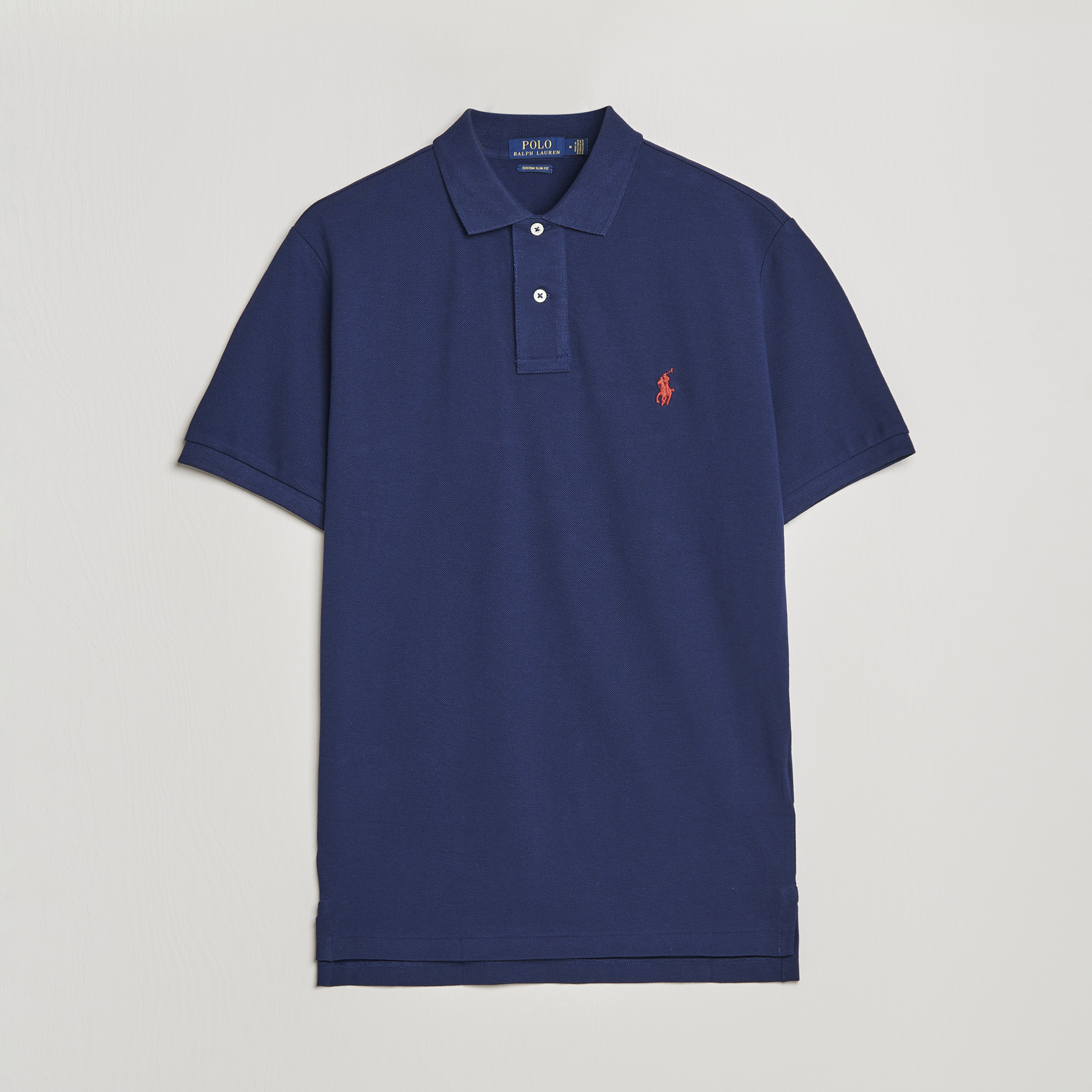Polo Ralph Lauren Custom Slim Fit Polo Newport Navy - Acheter Polo Ralph La