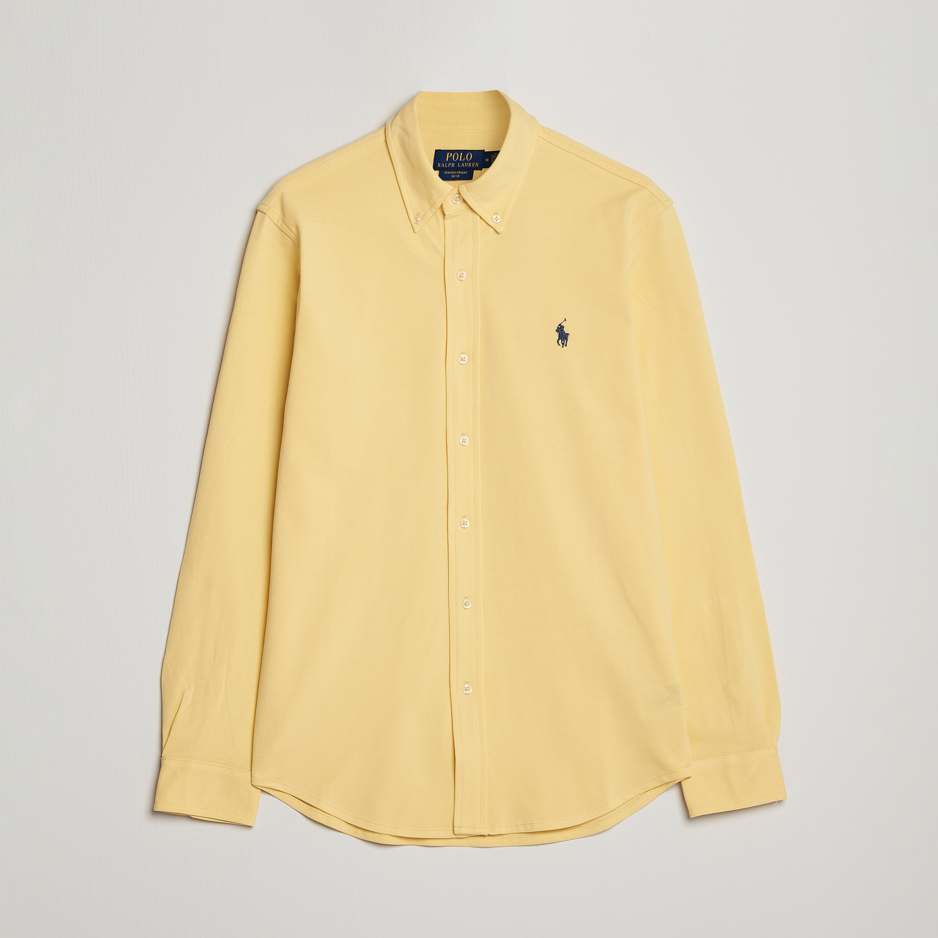 Featherweight Mesh Shirt Corn Yellow - Acheter Polo Ralph Lauren CareOfCarl