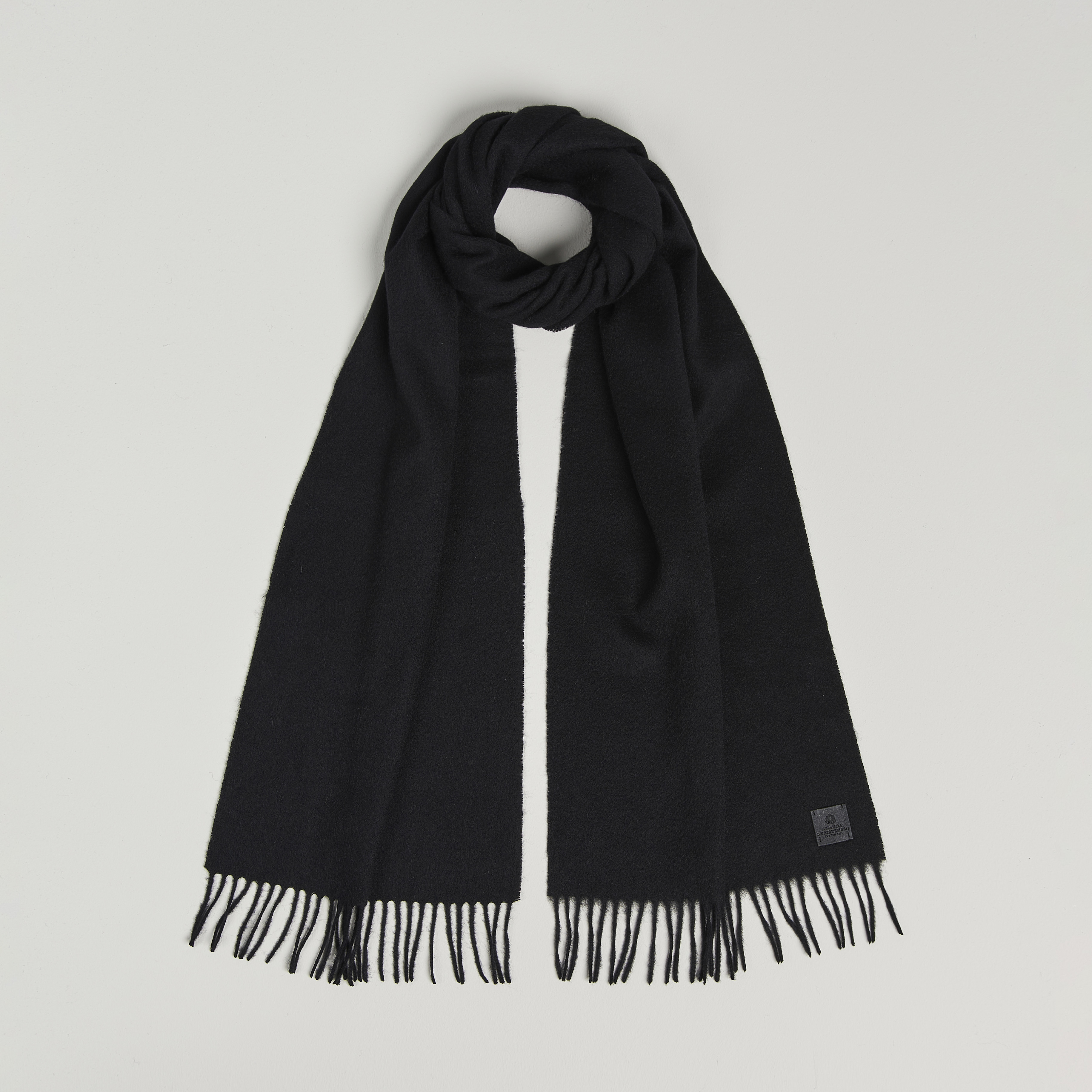 Amanda Christensen Merino Wool Scarf Black - Acheter Amanda Christensen Car