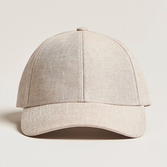 Varsity Headwear Linen Baseball Cap Hampton Beige - Acheter Varsity Headwea