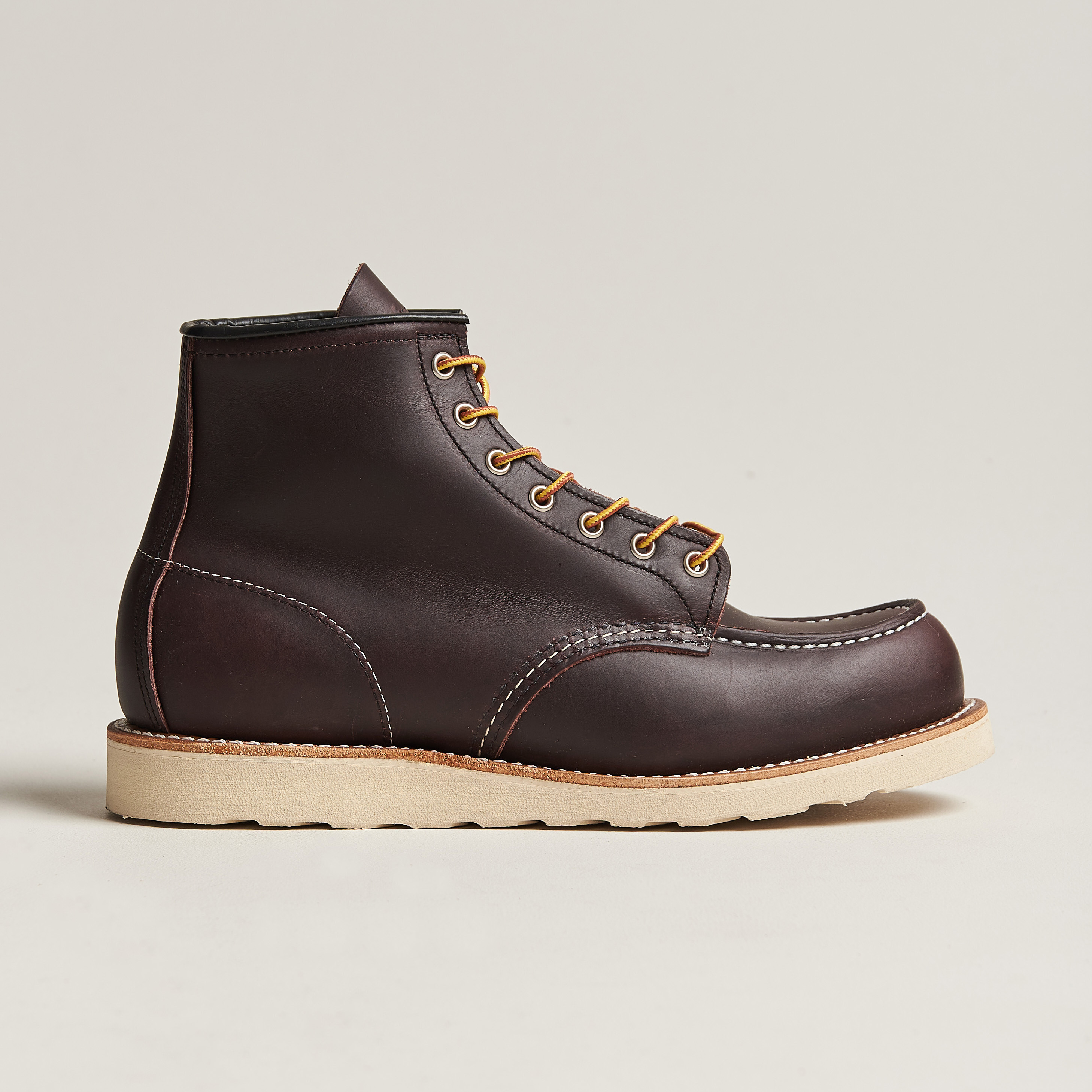 Red Wing Shoes Moc Toe Boot Black Cherry Excalibur Leather - Acheter Red Wi