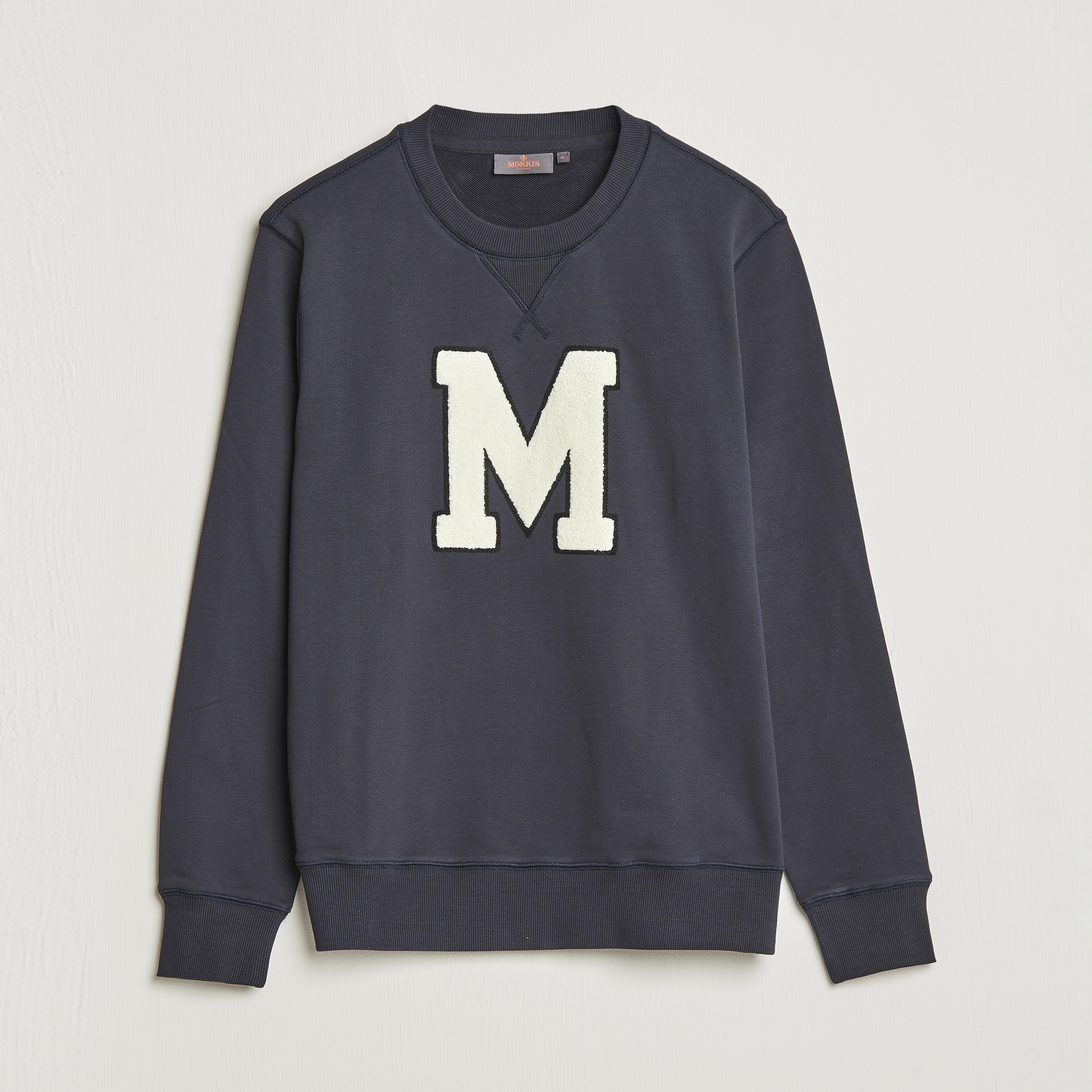 Morris Leoni Logo Sweatshirt Old Blue