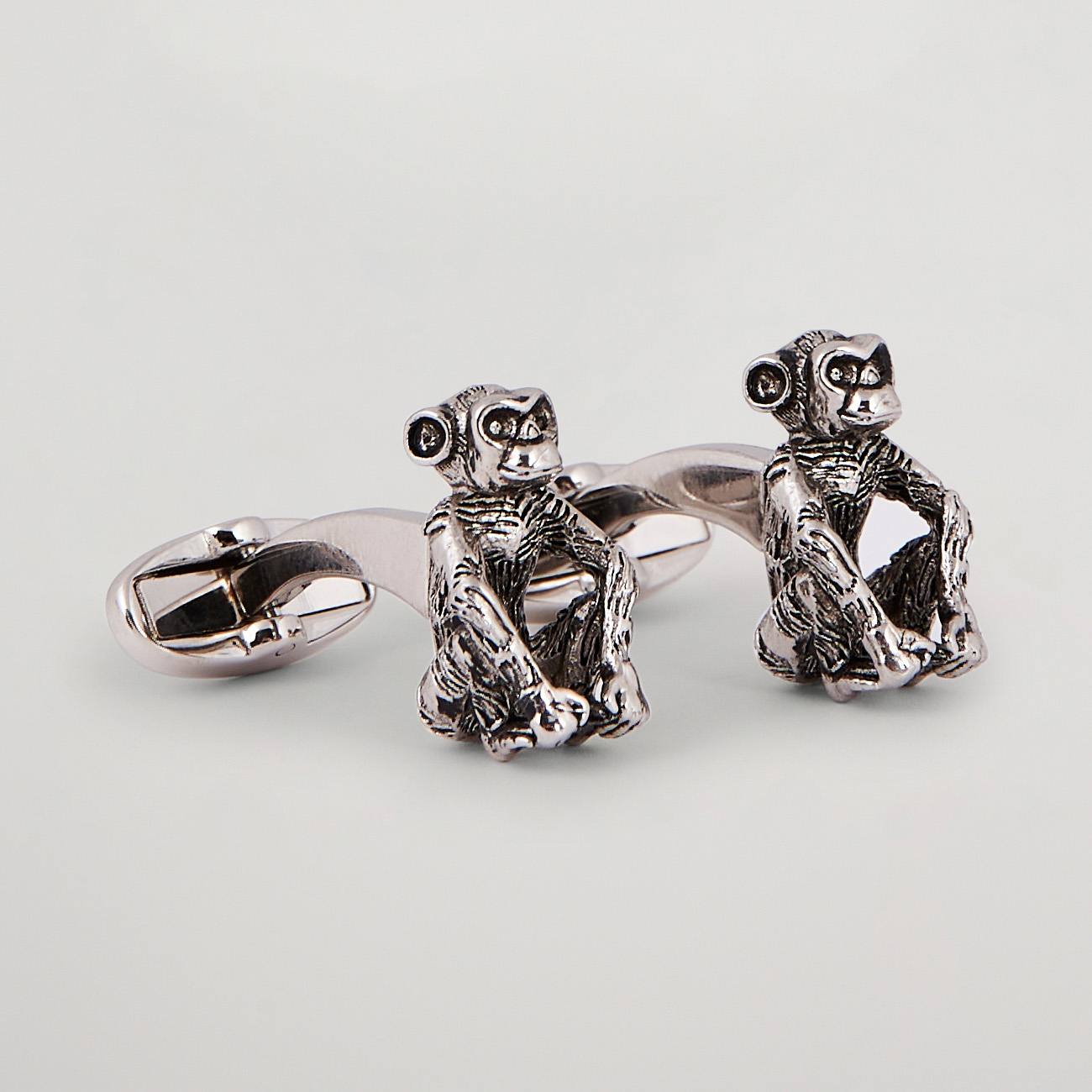 Paul Smith Monkey Cufflink Silver - Acheter Paul Smith CareOfCarl.fr.