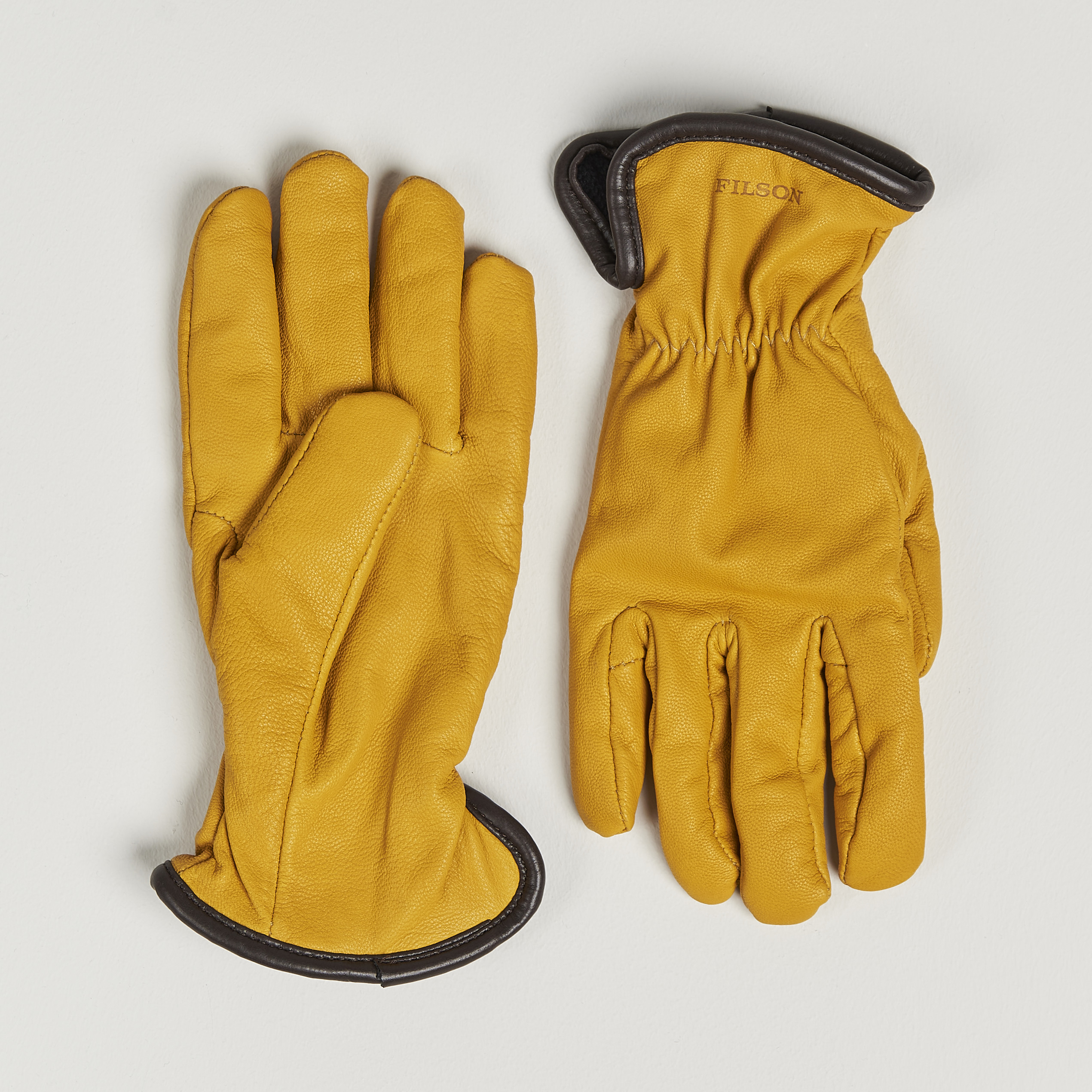 Filson Original Lined Goatskin Gloves Tan - Acheter Filson