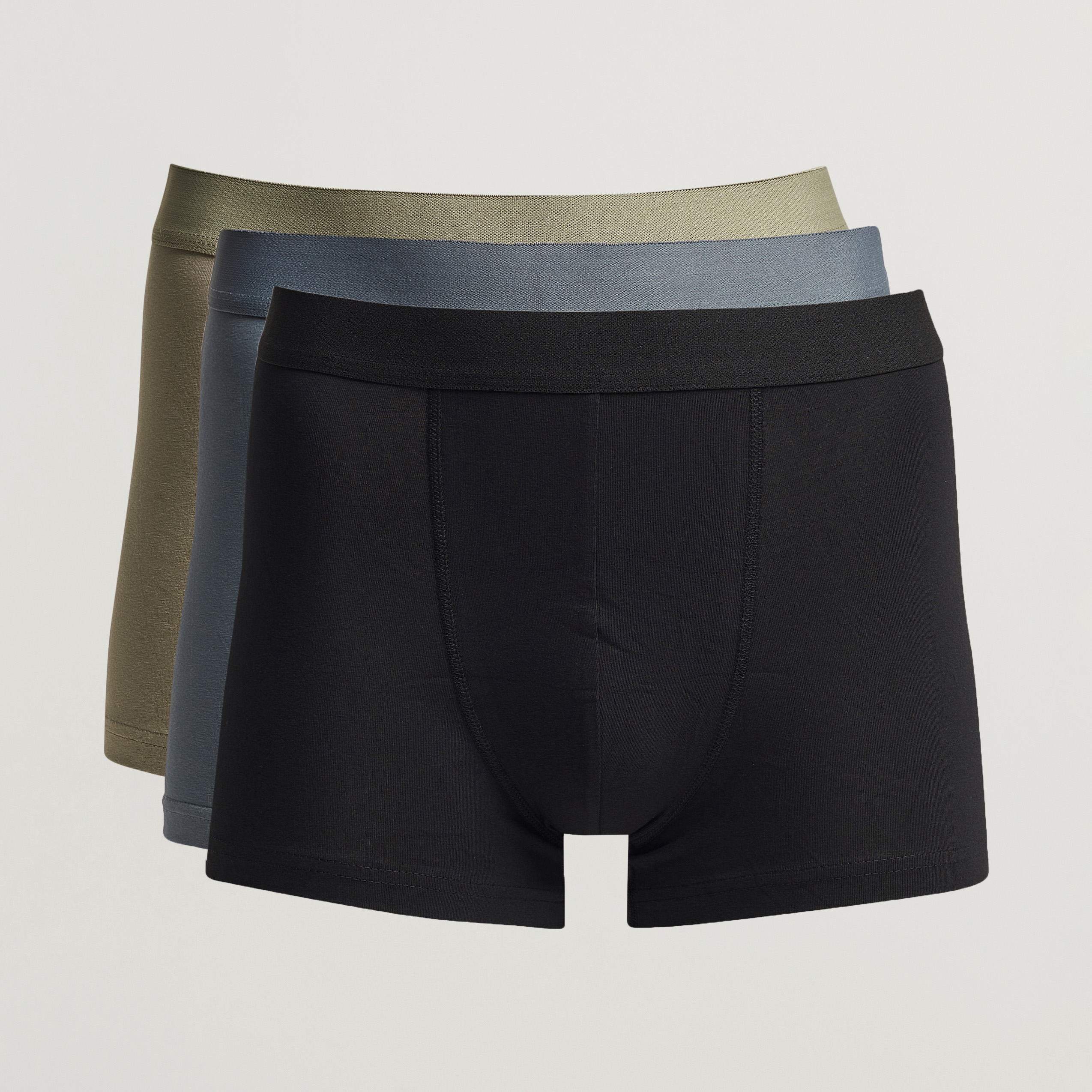 Bread & Boxers 3-Pack Boxer Brief Blue/Green/Black - Acheter Bread & Boxers