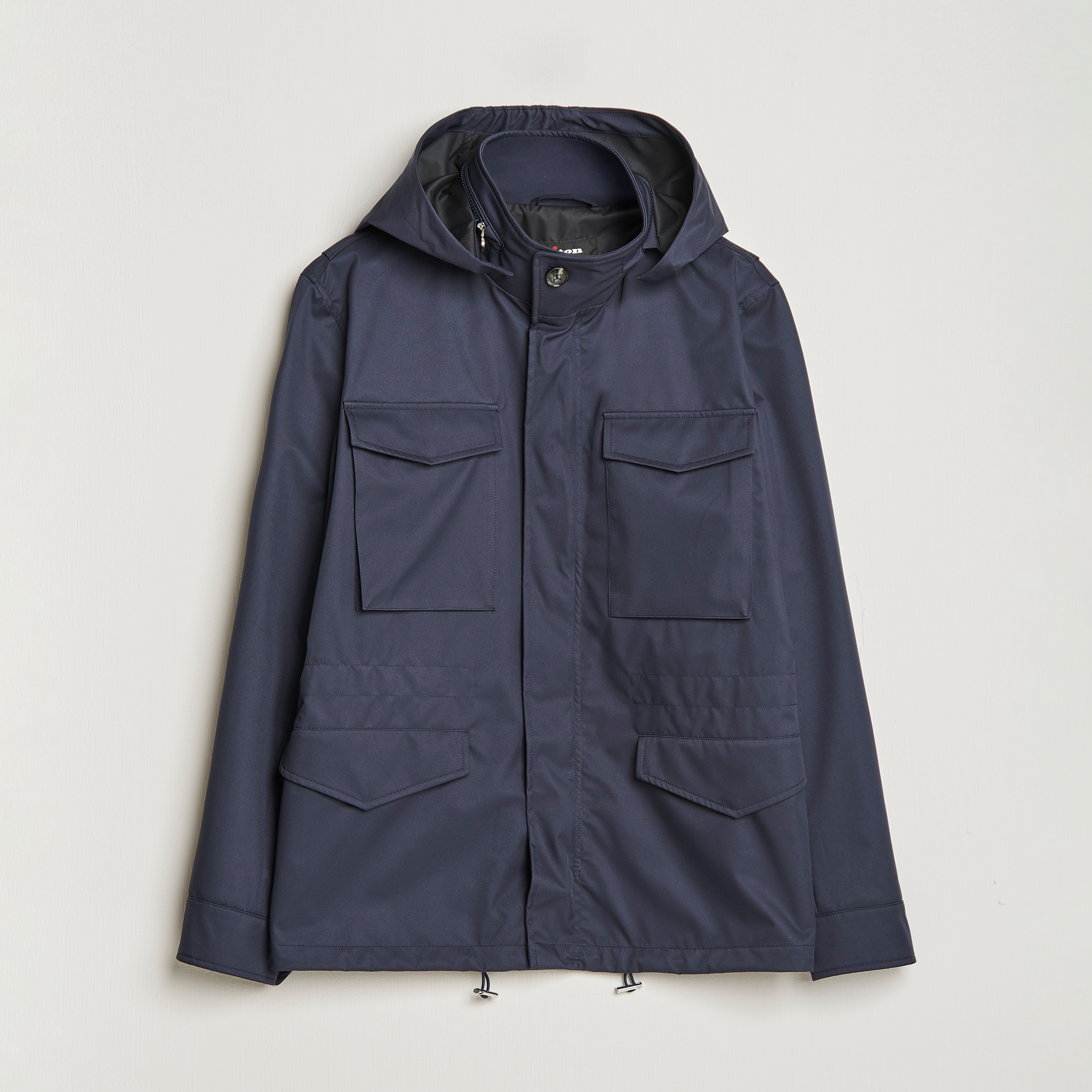 Kiton Nylon Field Jacket Navy - Acheter Kiton CareOfCarl.fr.