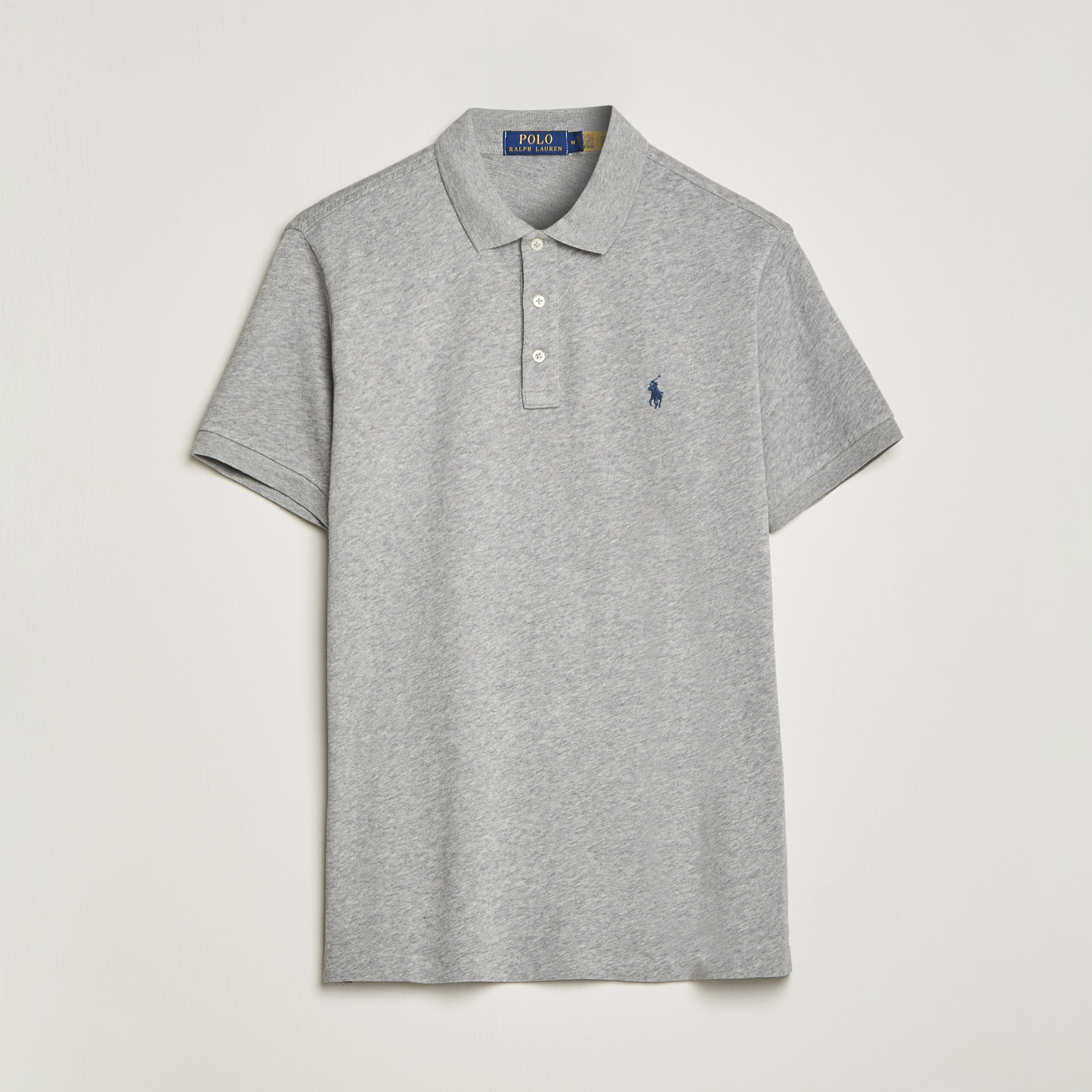 Polo Ralph Lauren Custom Fit Spa Terry Polo Andover Heather - Acheter Polo
