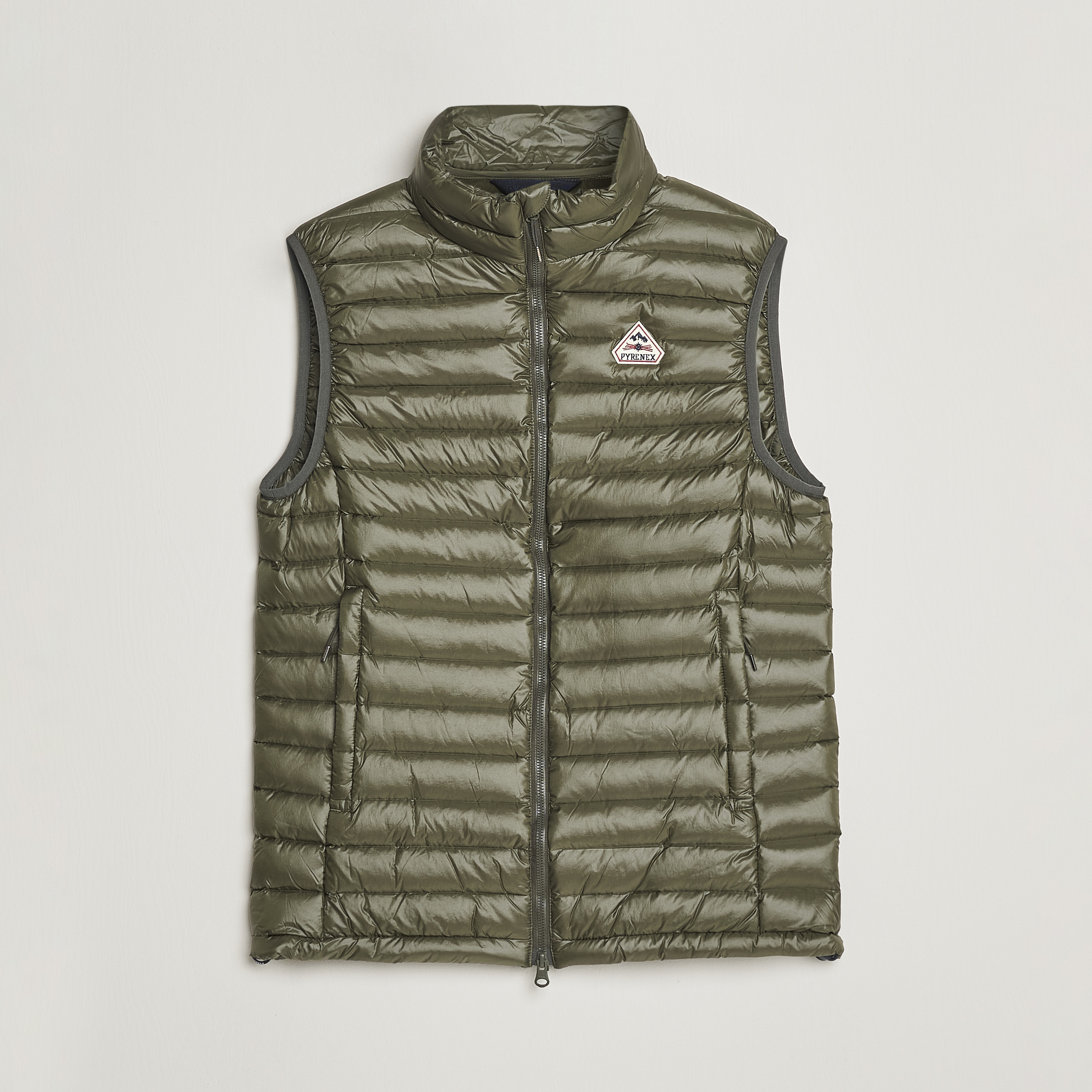 Pyrenex Bruce Down Padded Vest Deep Khaki - Acheter Pyrenex