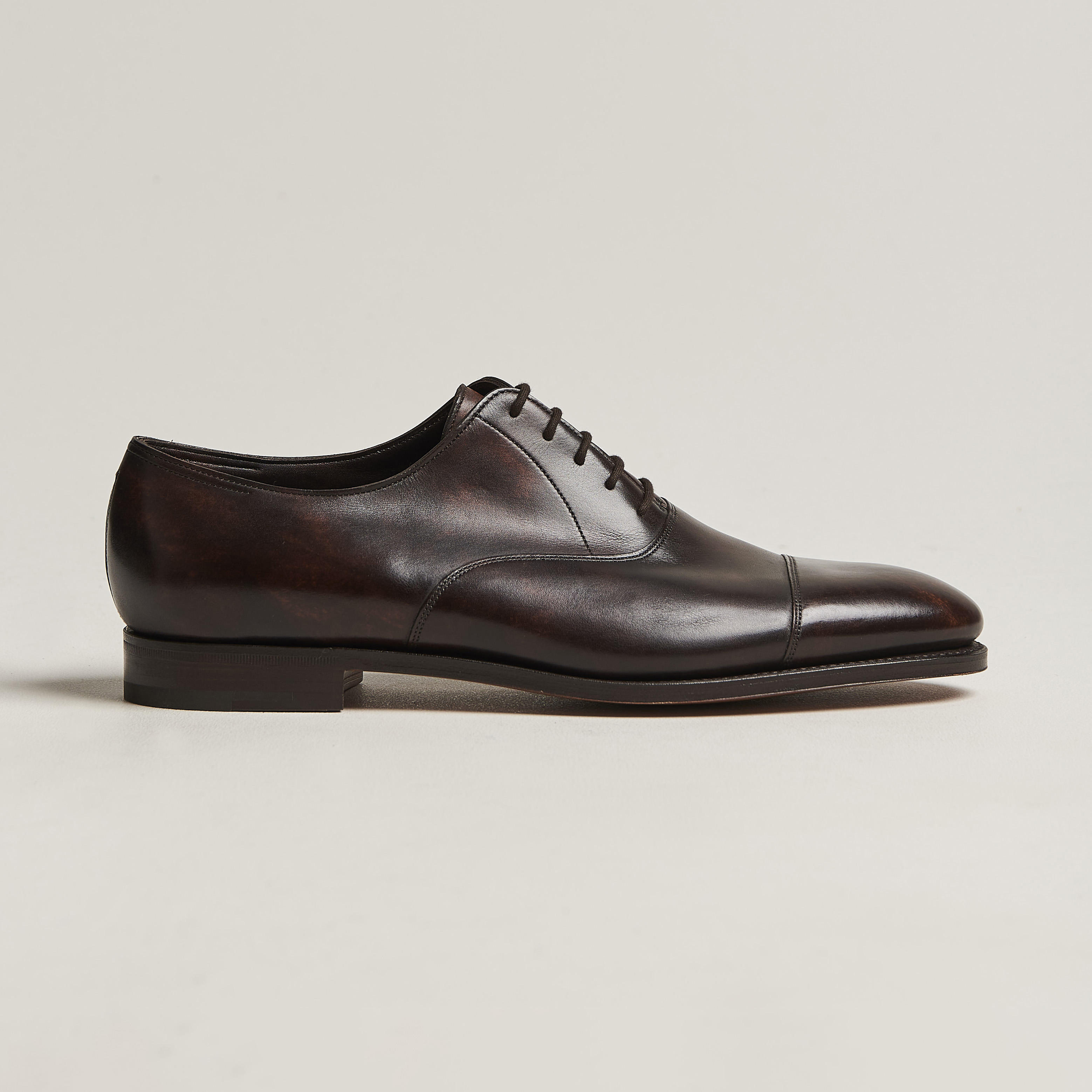 John Lobb City II Oxford Dark Brown Calf - Acheter John Lobb CareOfCarl.fr.