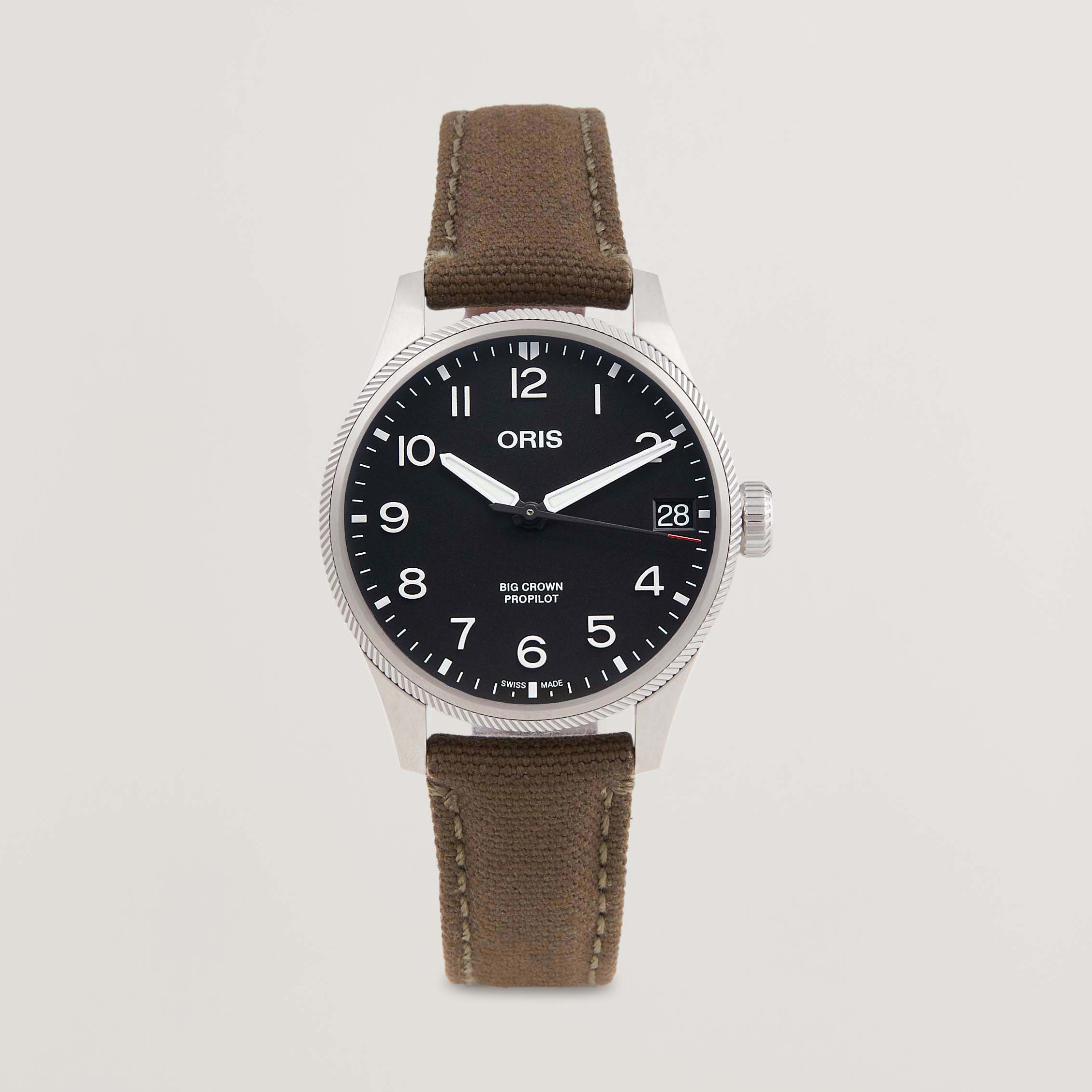 Oris Big Crown Propilot Date 41mm Leather Bracelet Black - Acheter Oris Car