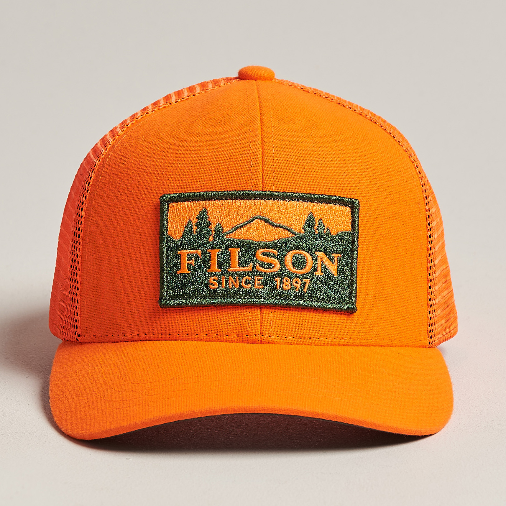 Filson Logger Mesh Cap Blaze Orange - Acheter Filson CareOfCarl.fr.
