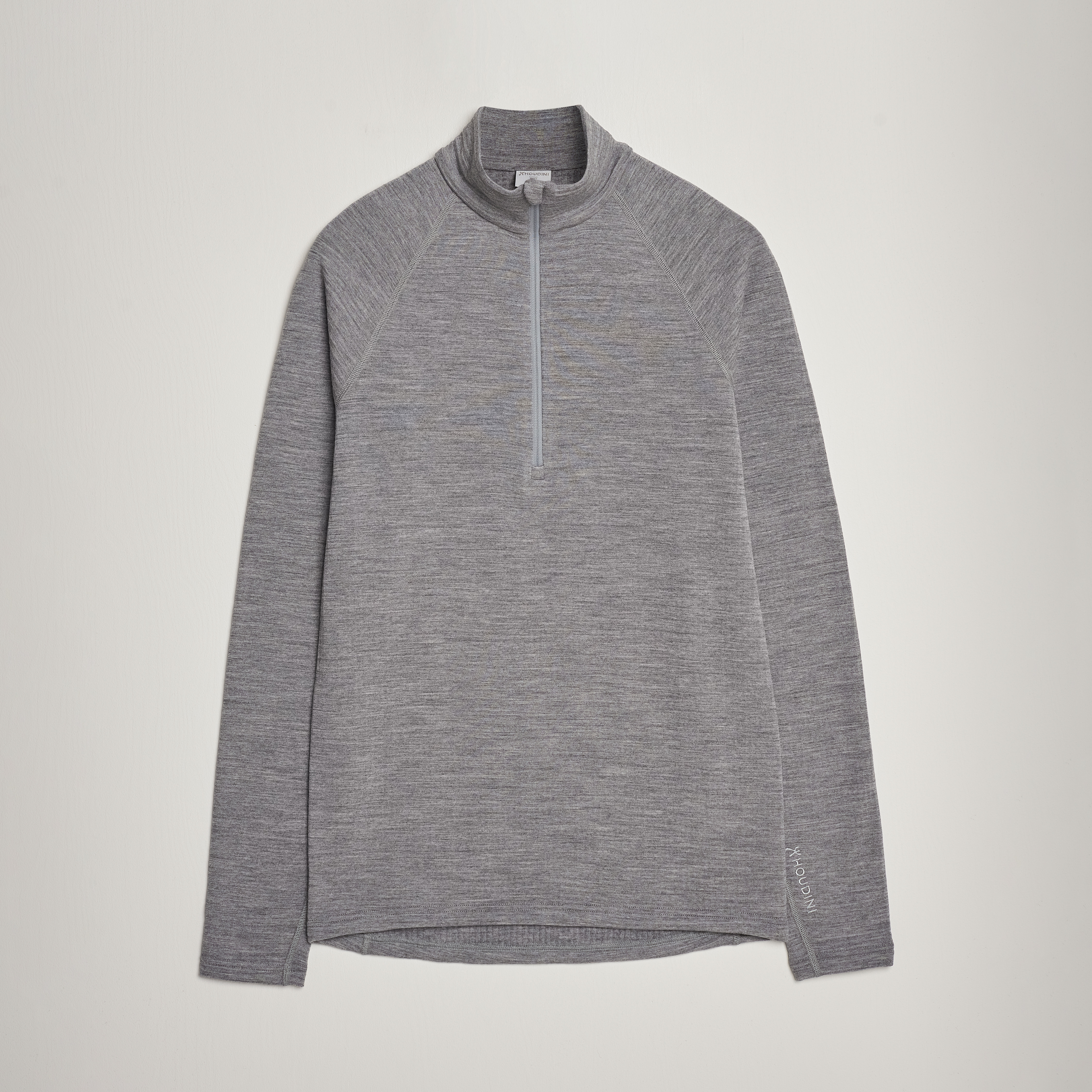 Houdini Desoli Merino Thermal Half-Zip College Grey - Acheter Houdini CareO