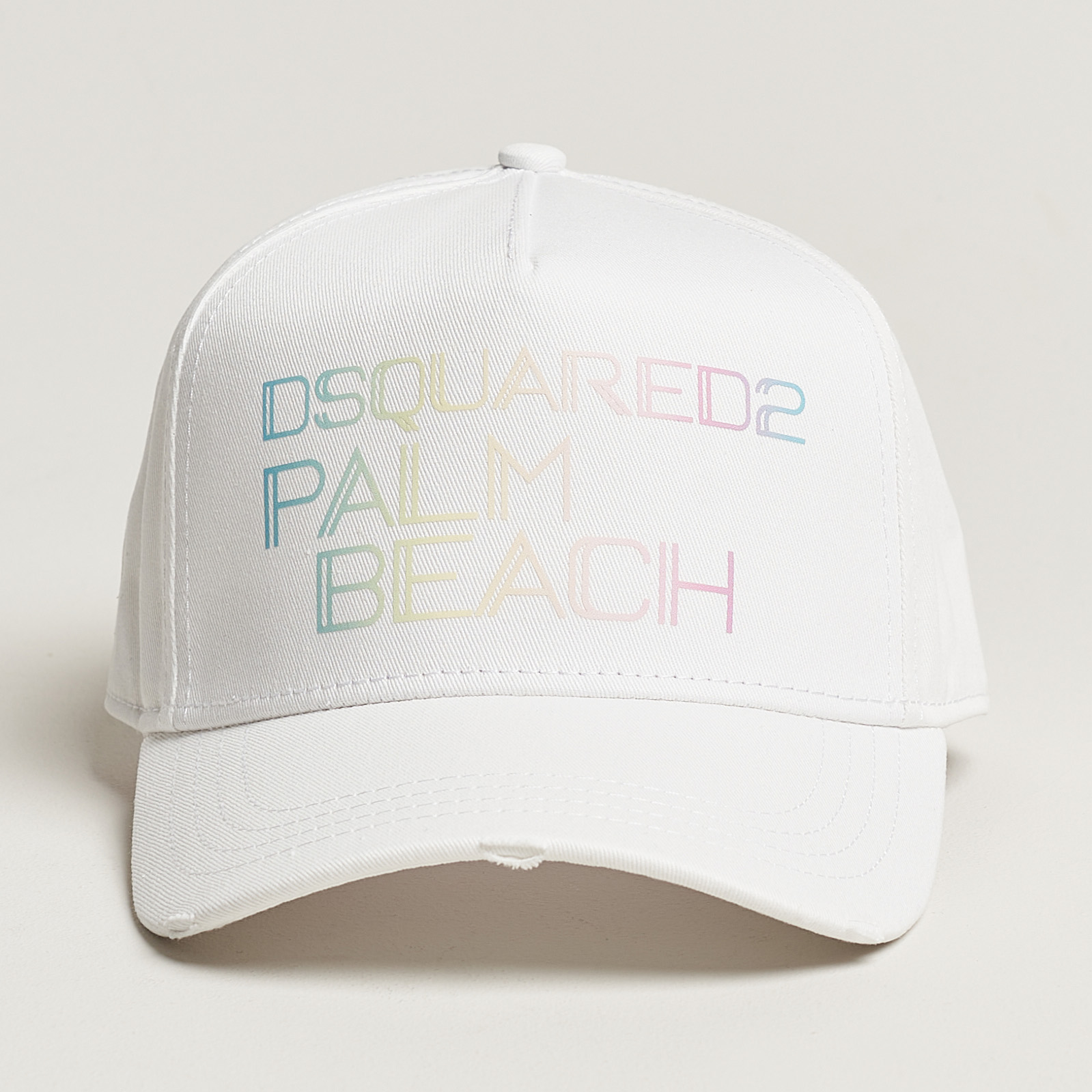 Dsquared2 Palm Beach Baseball Cap White - Acheter Dsquared2 CareOfCarl.fr.