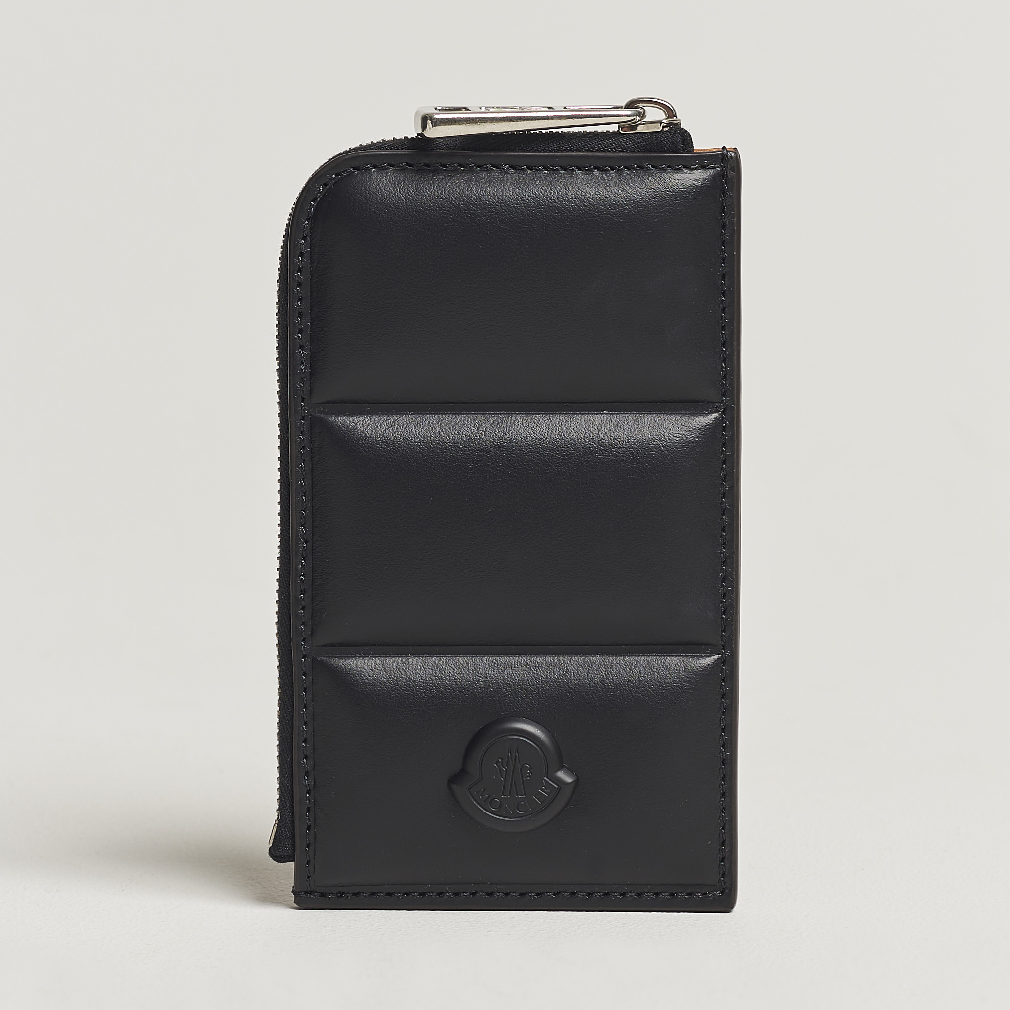 Moncler Flat Card Holder Black - Acheter Moncler CareOfCarl.fr.
