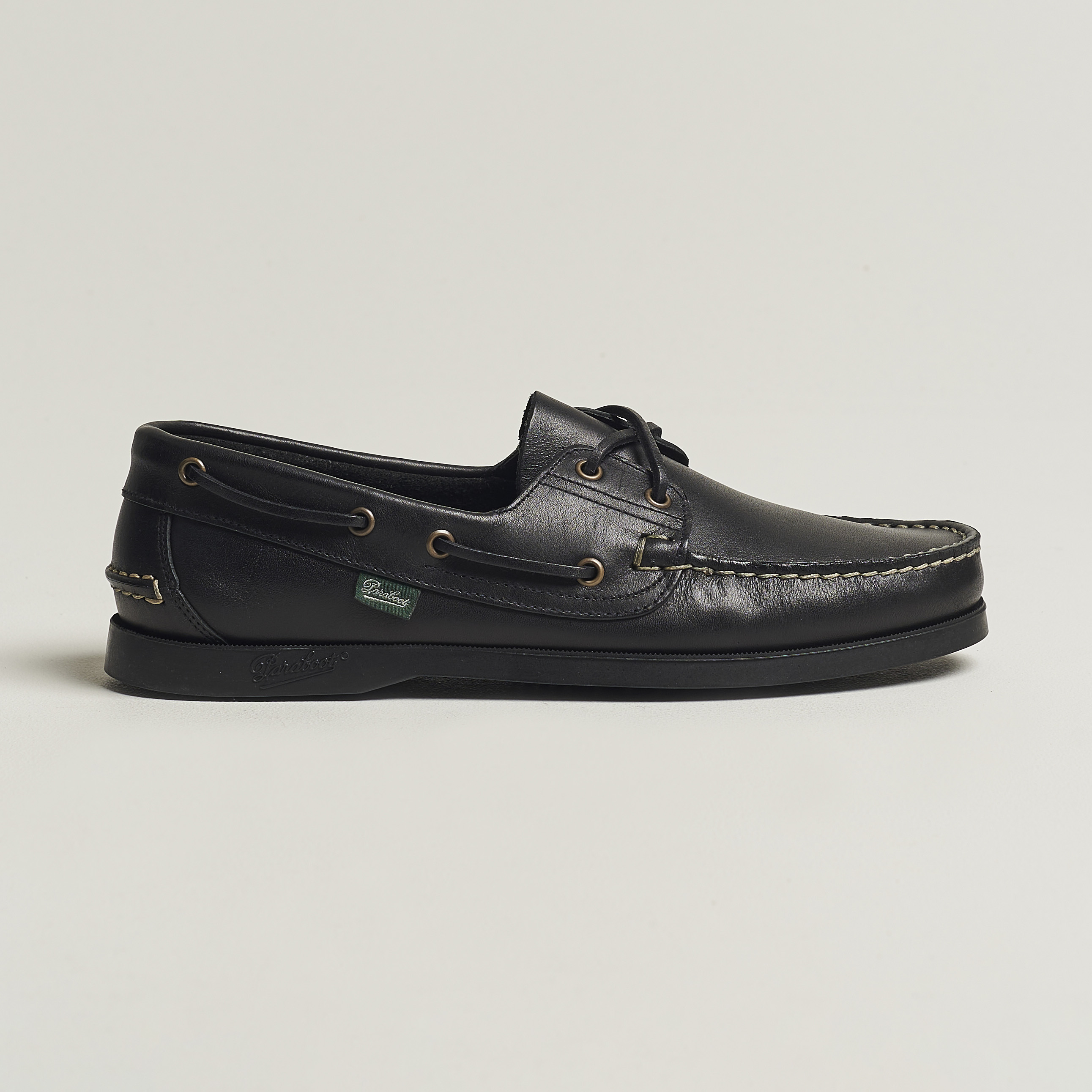 Paraboot Barth Boat Shoe Black - Acheter Paraboot CareOfCarl.fr.
