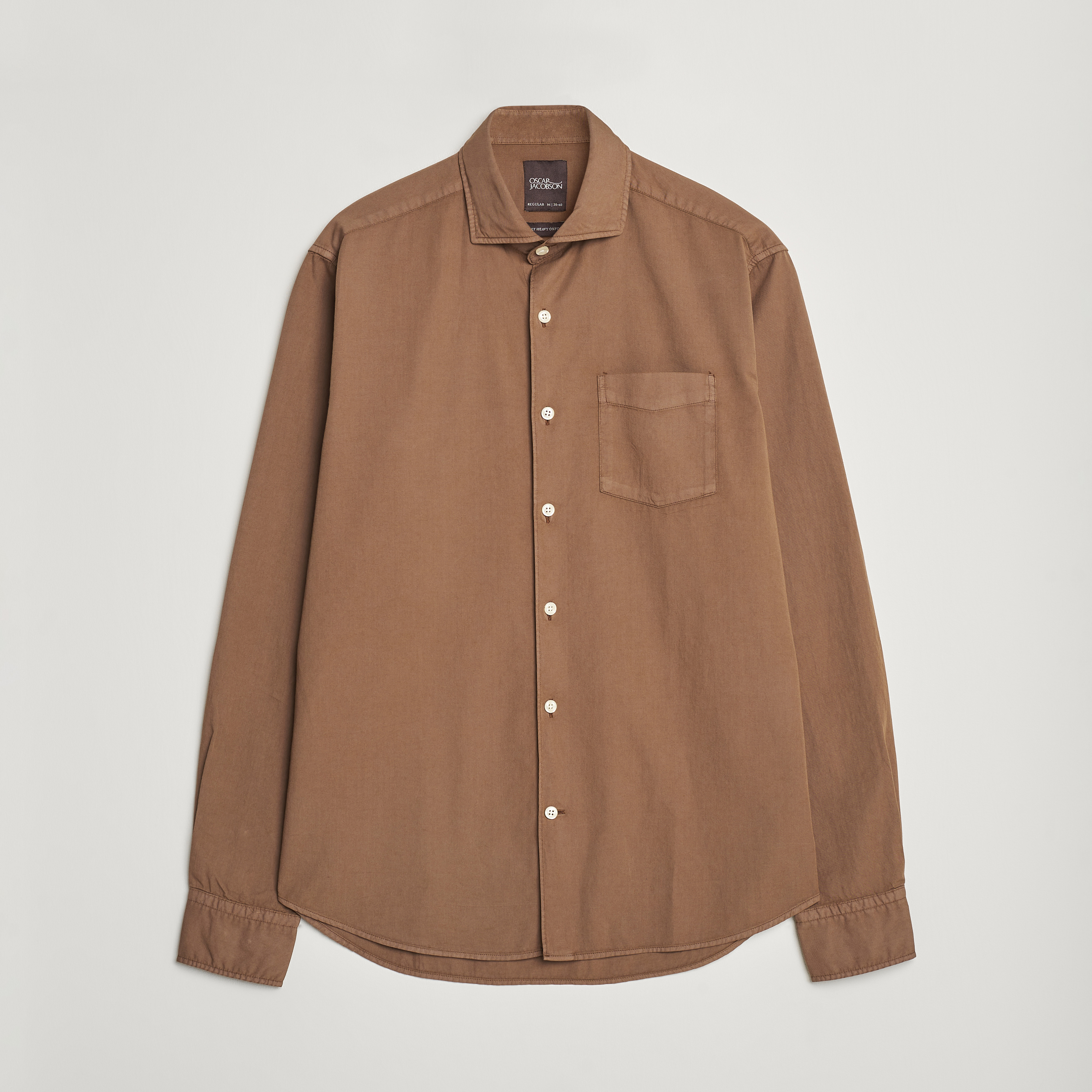Oscar Jacobson Reg Fit Wide Spread C GD Twill Light Army Green - Acheter Os