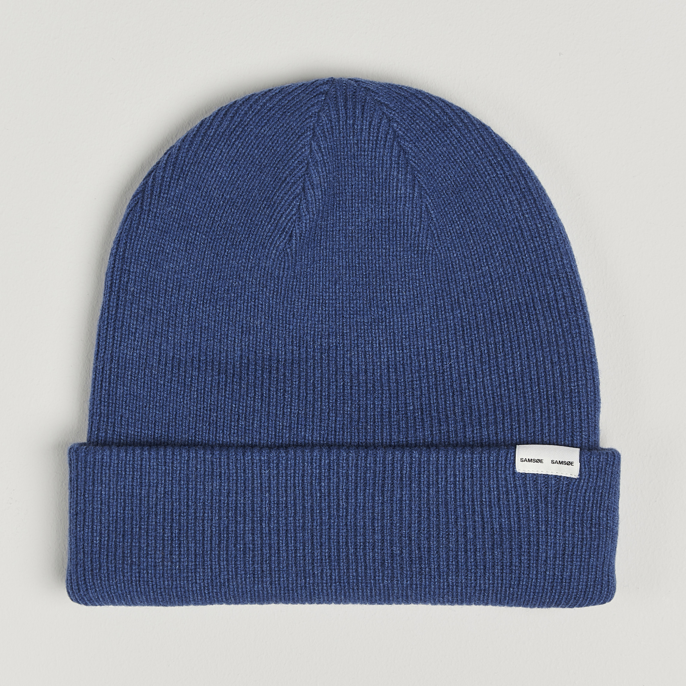 Samsøe Samsøe The Wool Beanie True Navy - Acheter Samsøe Samsøe CareOfCarl.