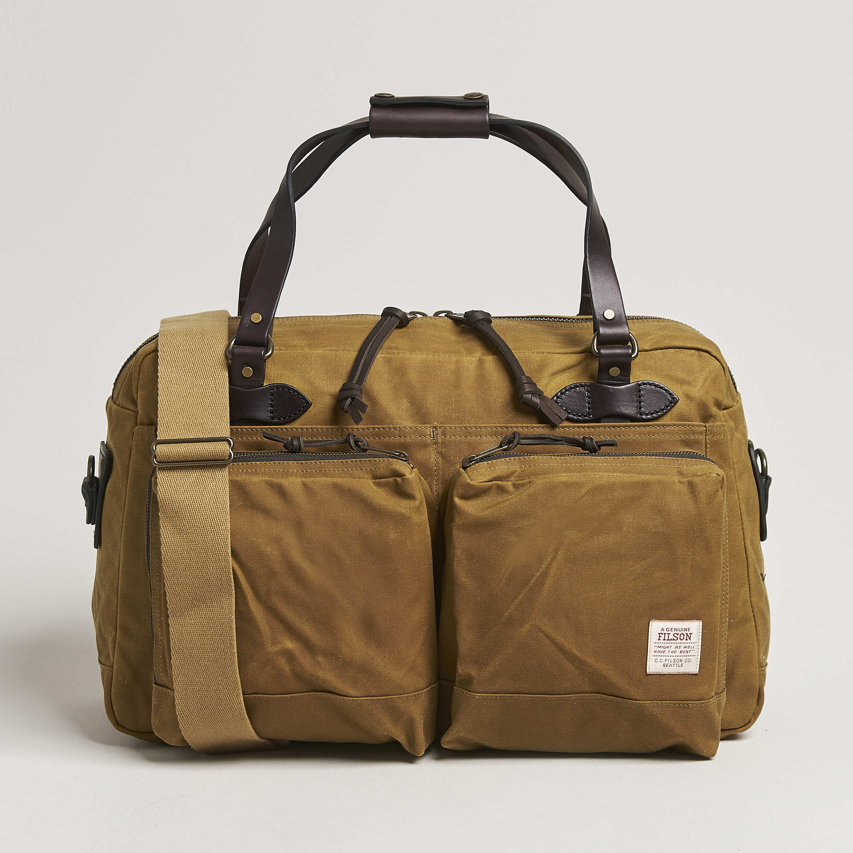 Filson 48-Hour Duffle Bag Dark Tan - Acheter Filson CareOfCarl.fr.