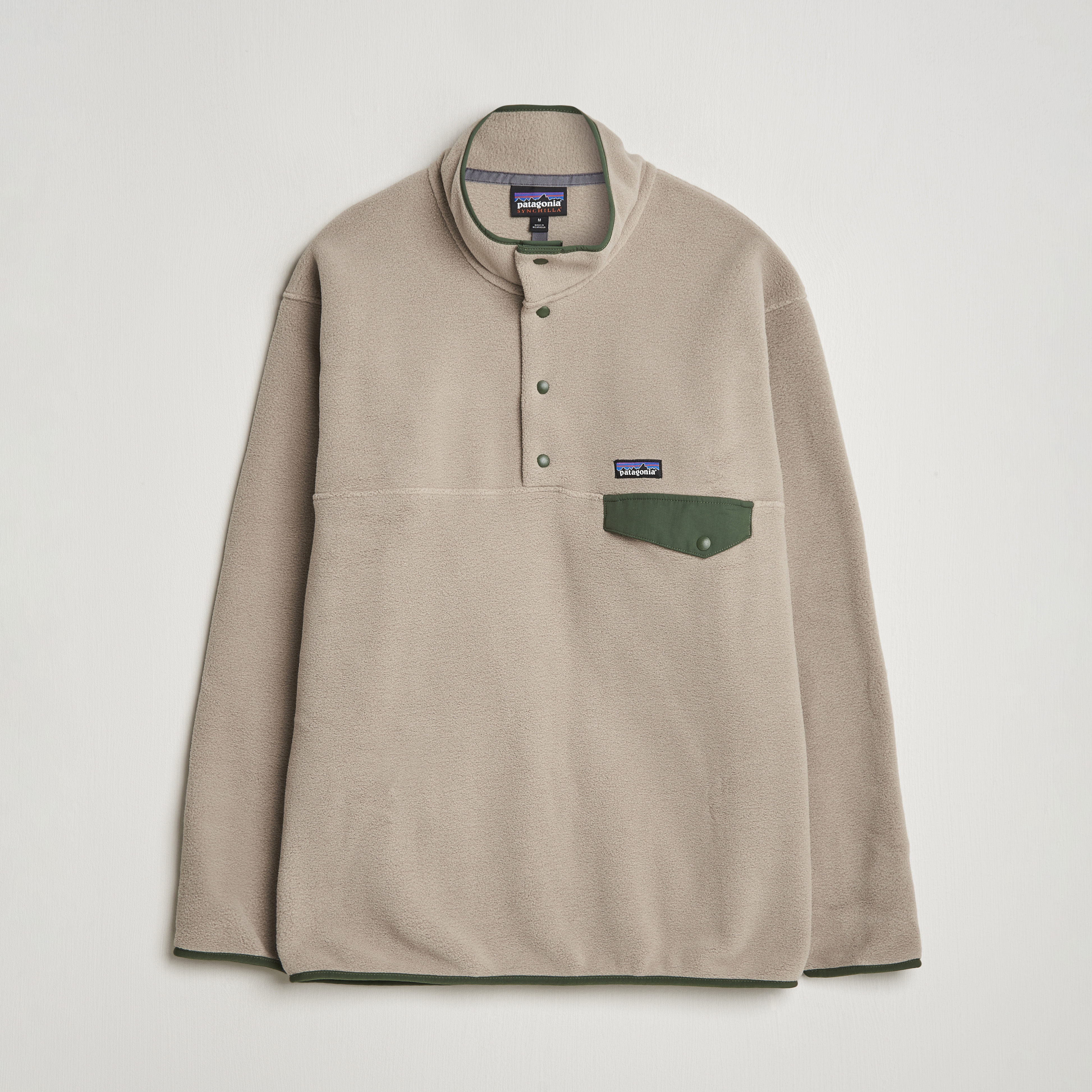 Patagonia Synch Snap T Half Zip Fleece Seabird Grey - Acheter Patagonia Car