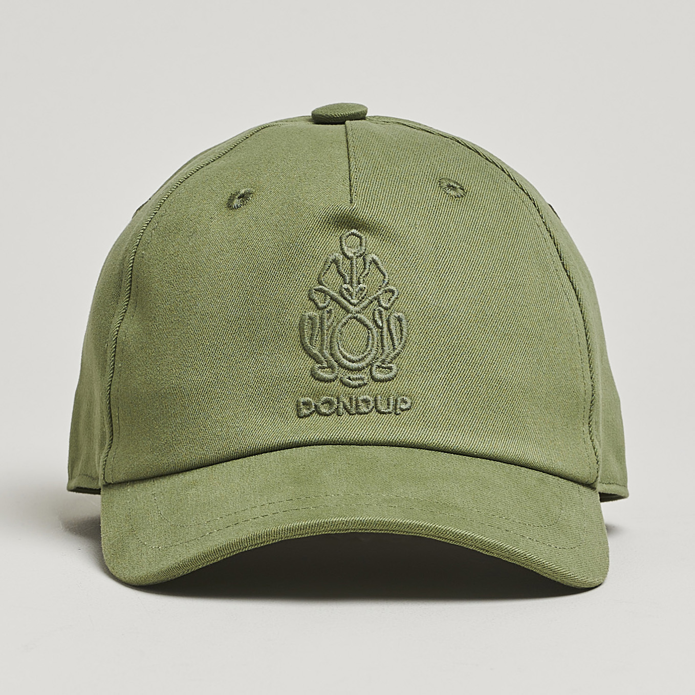 Dondup Logo Baseball Cap Dark Green - Acheter Dondup CareOfCarl.fr.