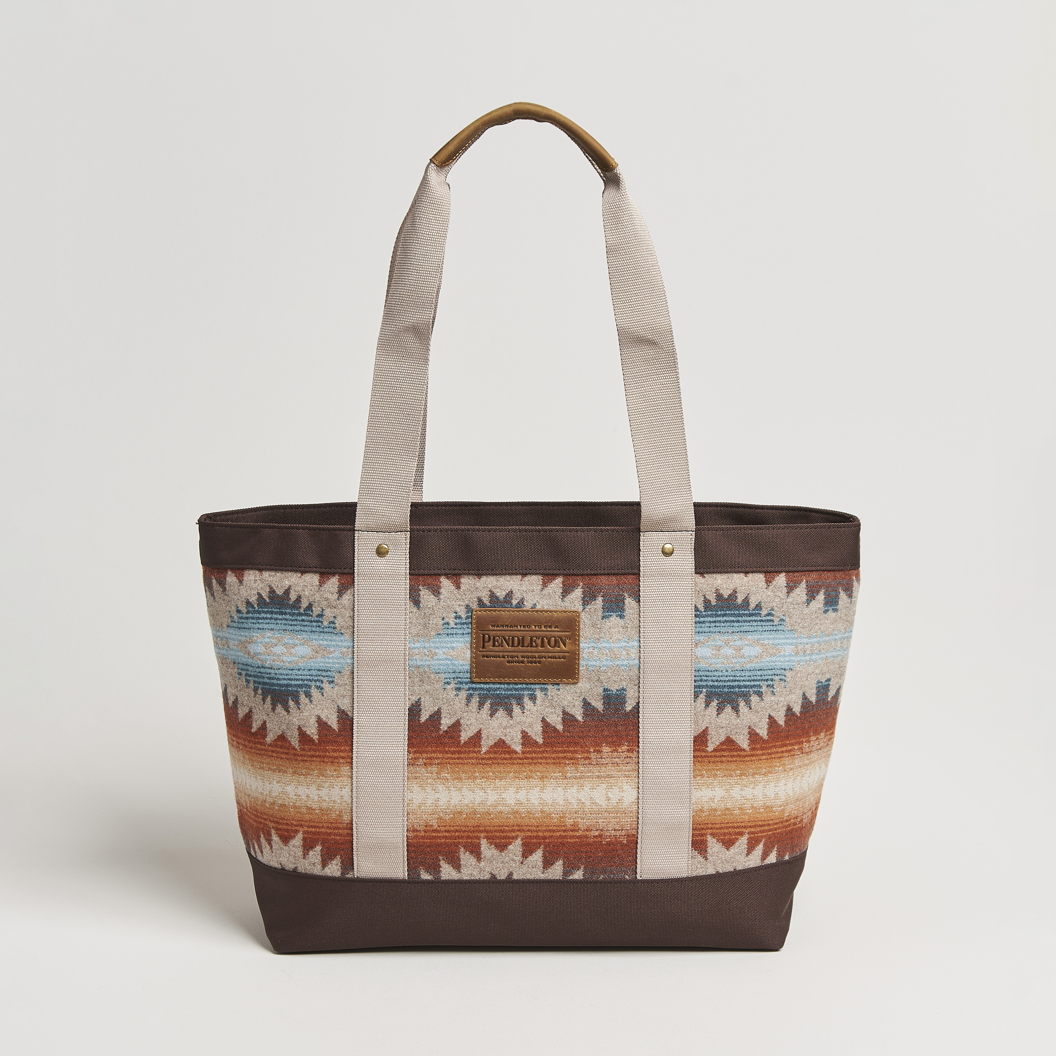 Pendleton Zip Tote Bag Sunset Pass Brown - Acheter Pendleton CareOfCarl.fr.