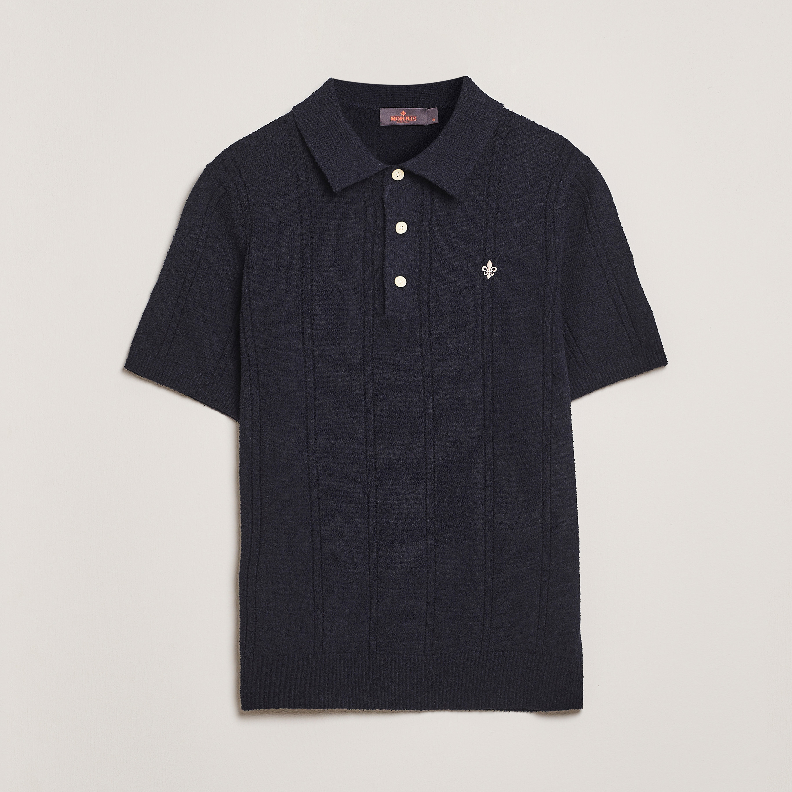 Morris Sandy Polo Shirt Old Blue - Acheter Morris CareOfCarl.fr.