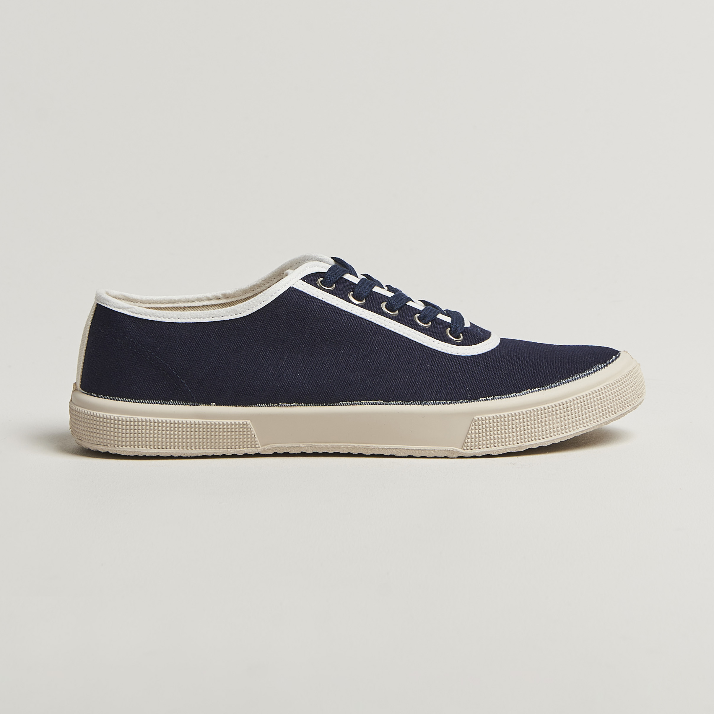 Novesta Cotton Deck Shoe Navy - Acheter Novesta CareOfCarl.fr.