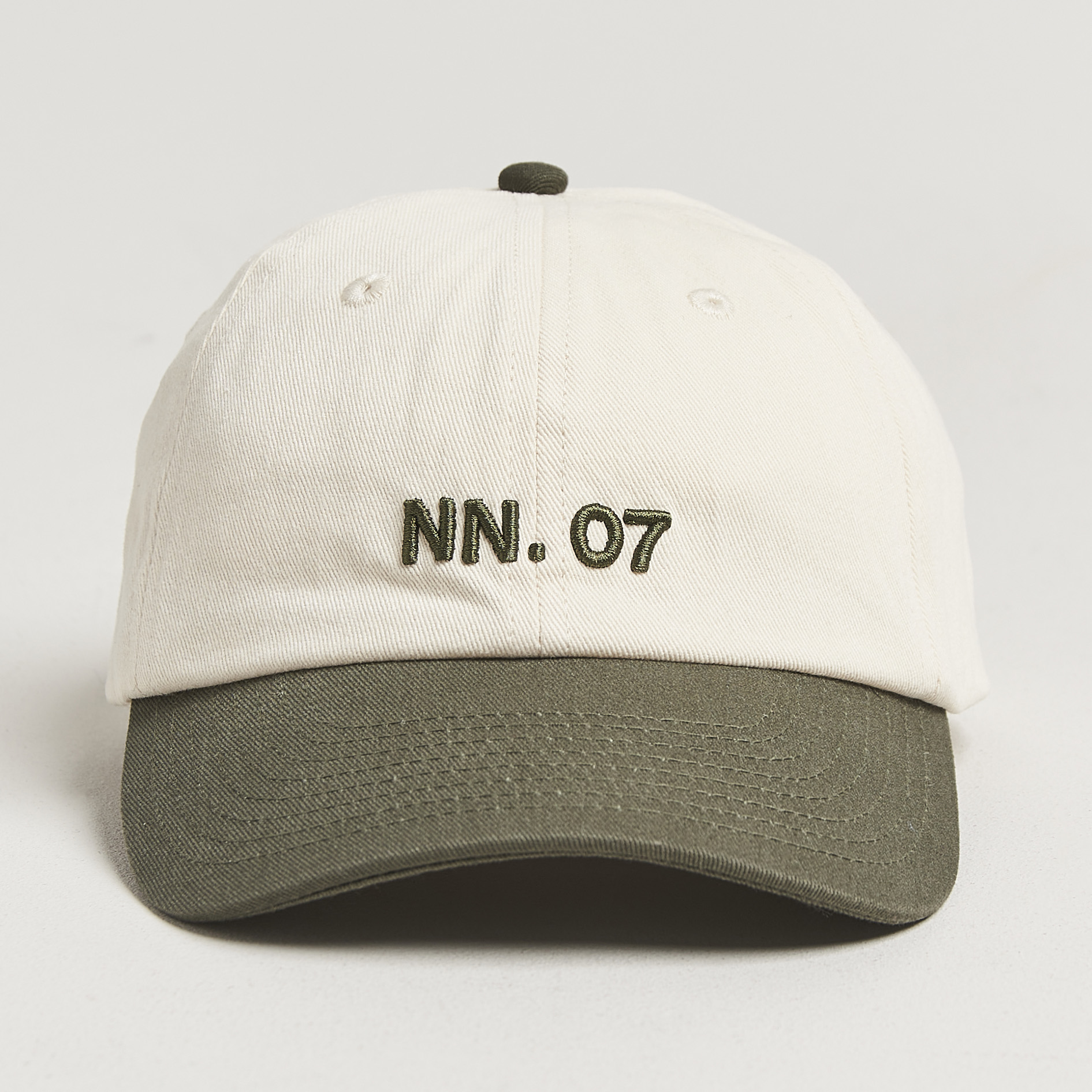 NN07 Logo Cap Croc Green/Off White - Acheter NN07 CareOfCarl.fr.