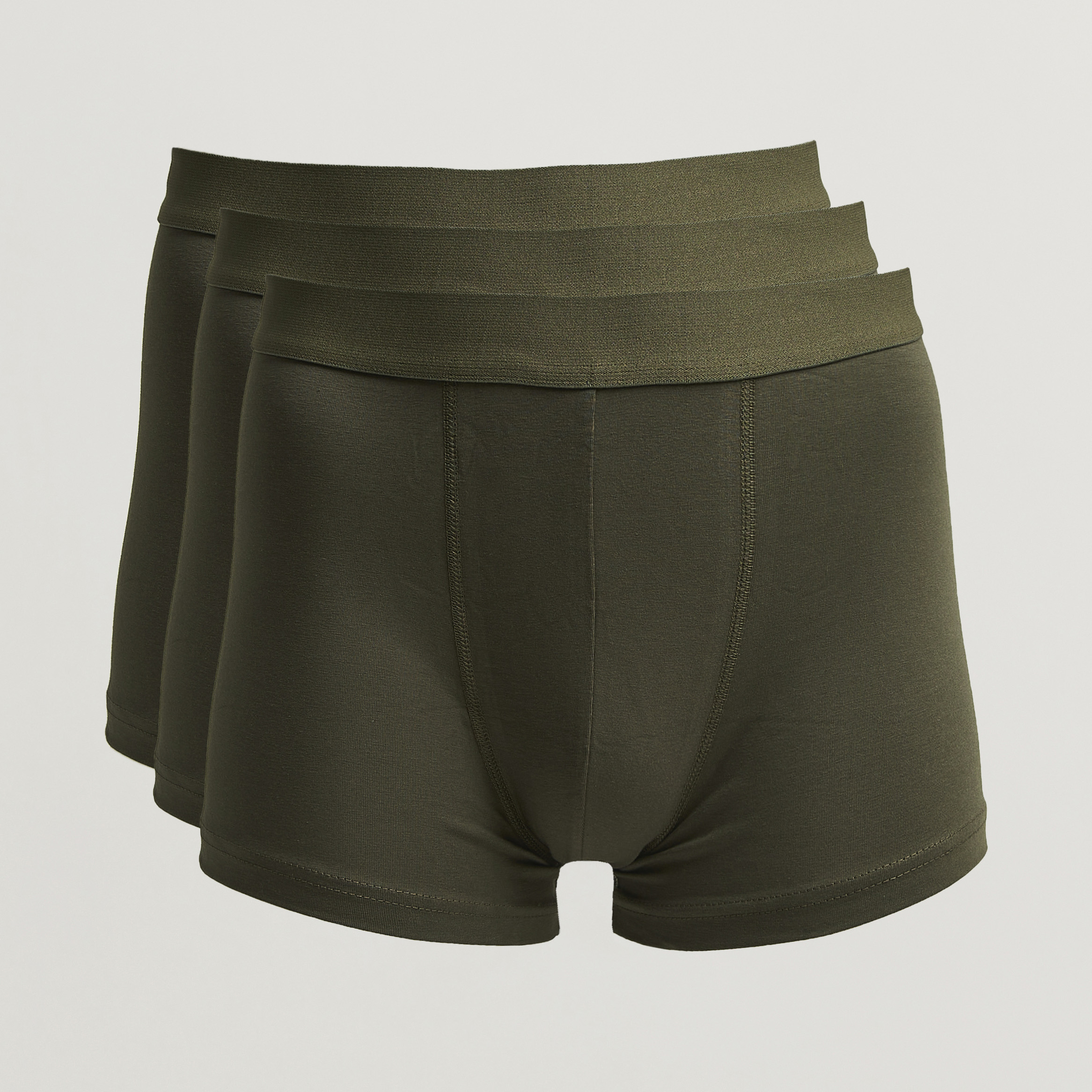 Bread & Boxers 3-Pack Boxer Brief Dark Green - Acheter Bread & Boxers CareO