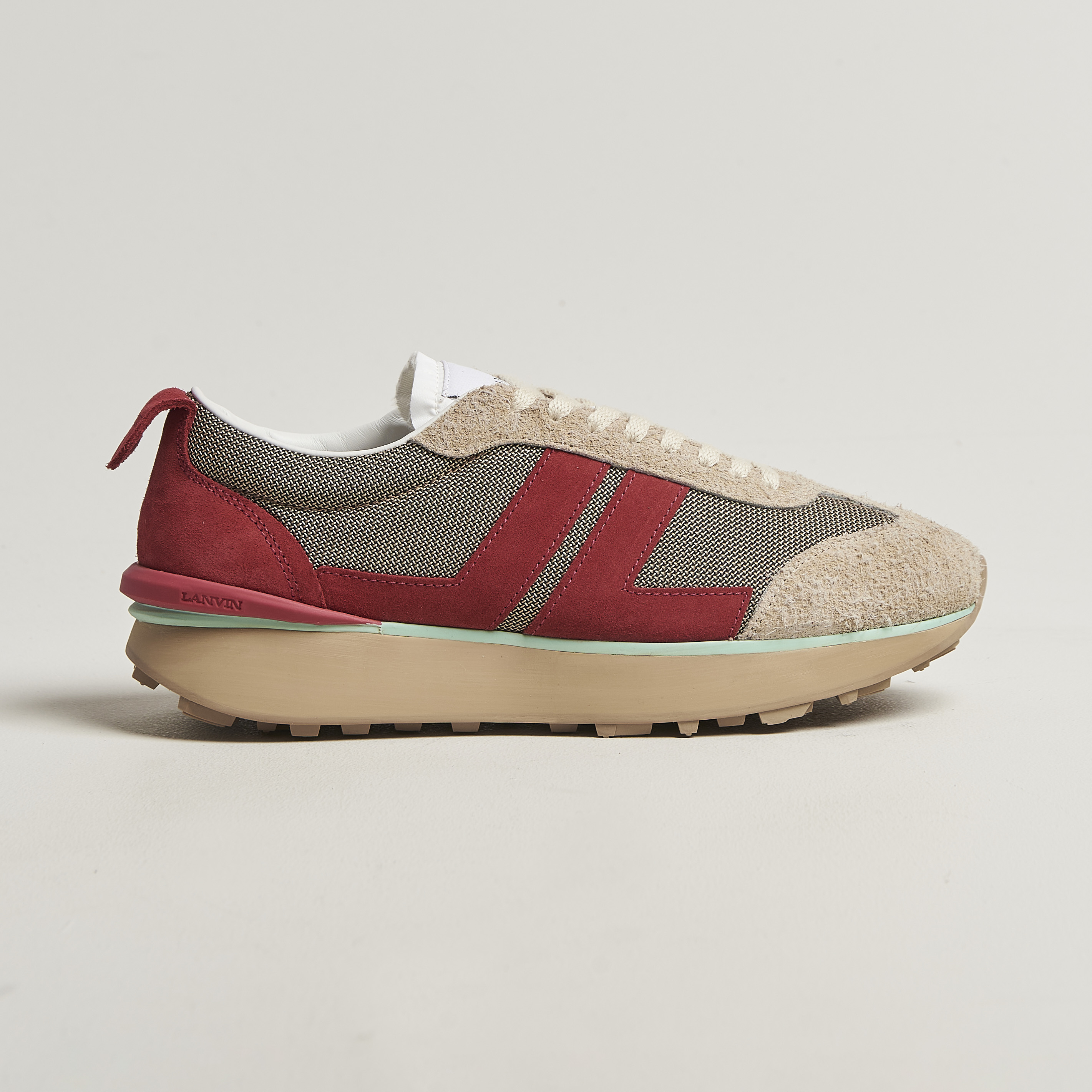Lanvin Bumpr Running Sneakers Cream - Acheter Lanvin CareOfCarl.fr.