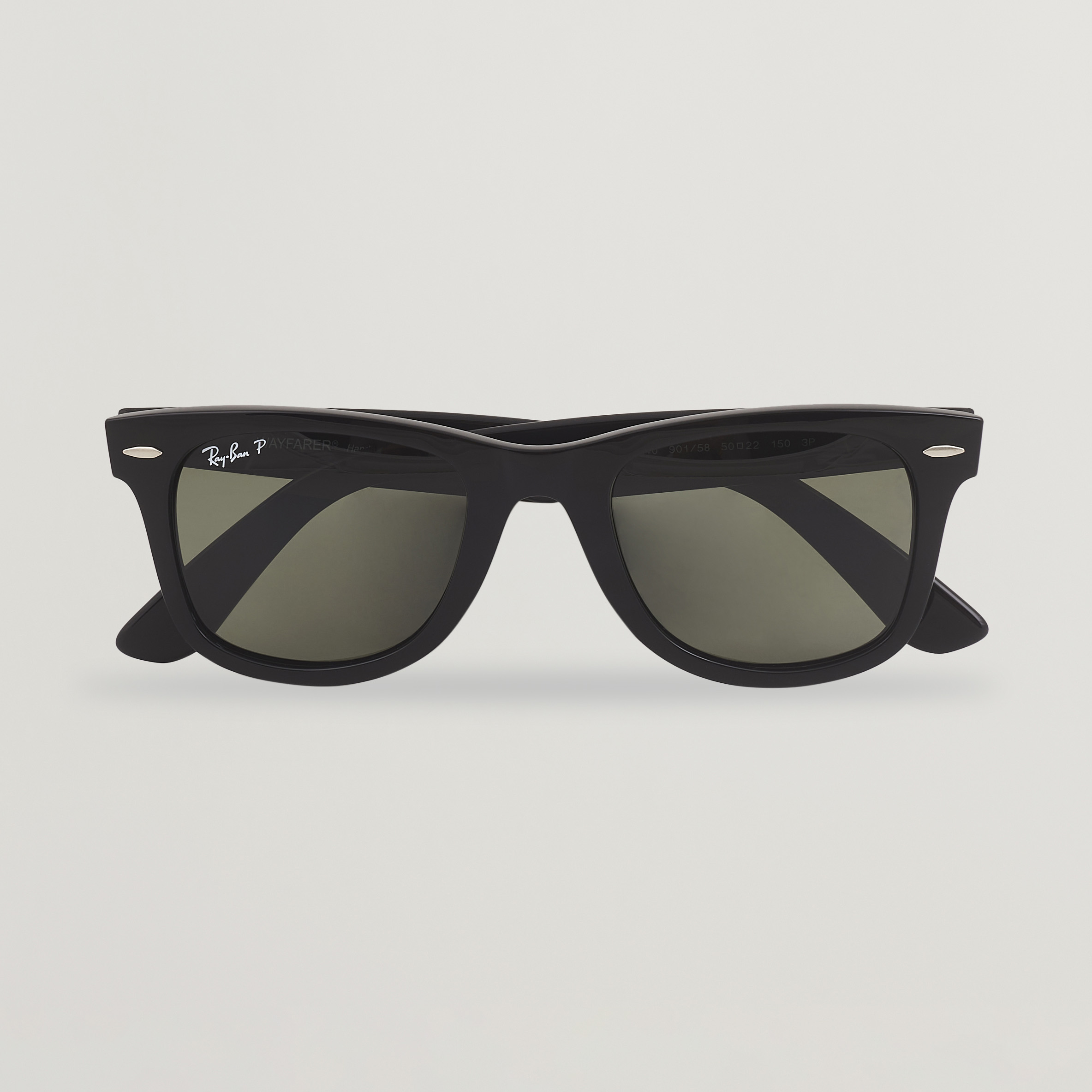 Ray-Ban Original Wayfarer Polarized Sunglasses Black/Green - Acheter Ray-Ba