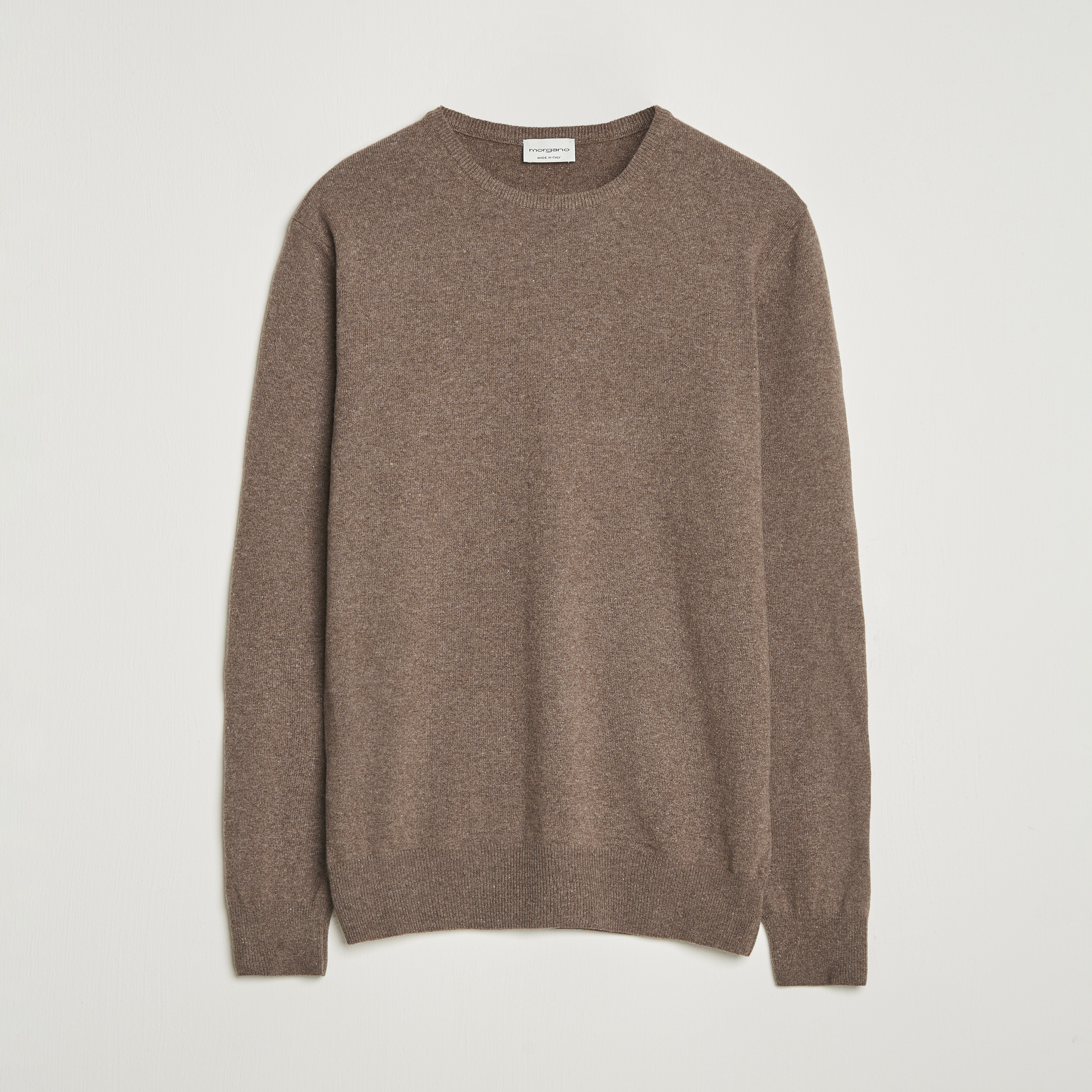Morgano Wool/Cashmere Crewneck Brown - Acheter Morgano CareOfCarl.fr.
