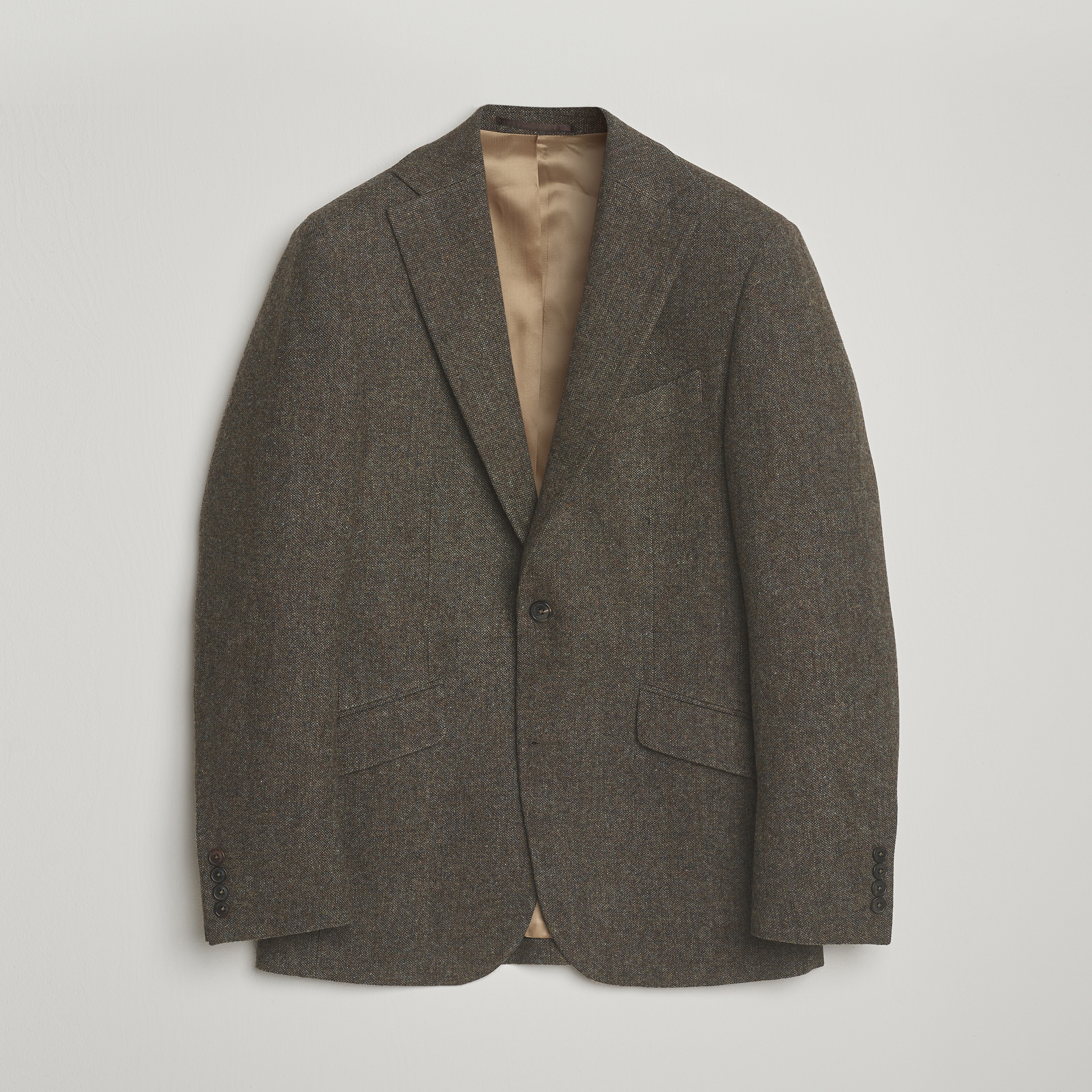 Walker Slater Edward Shetland Wool Donegal Blazer Dark Green - Acheter Walk