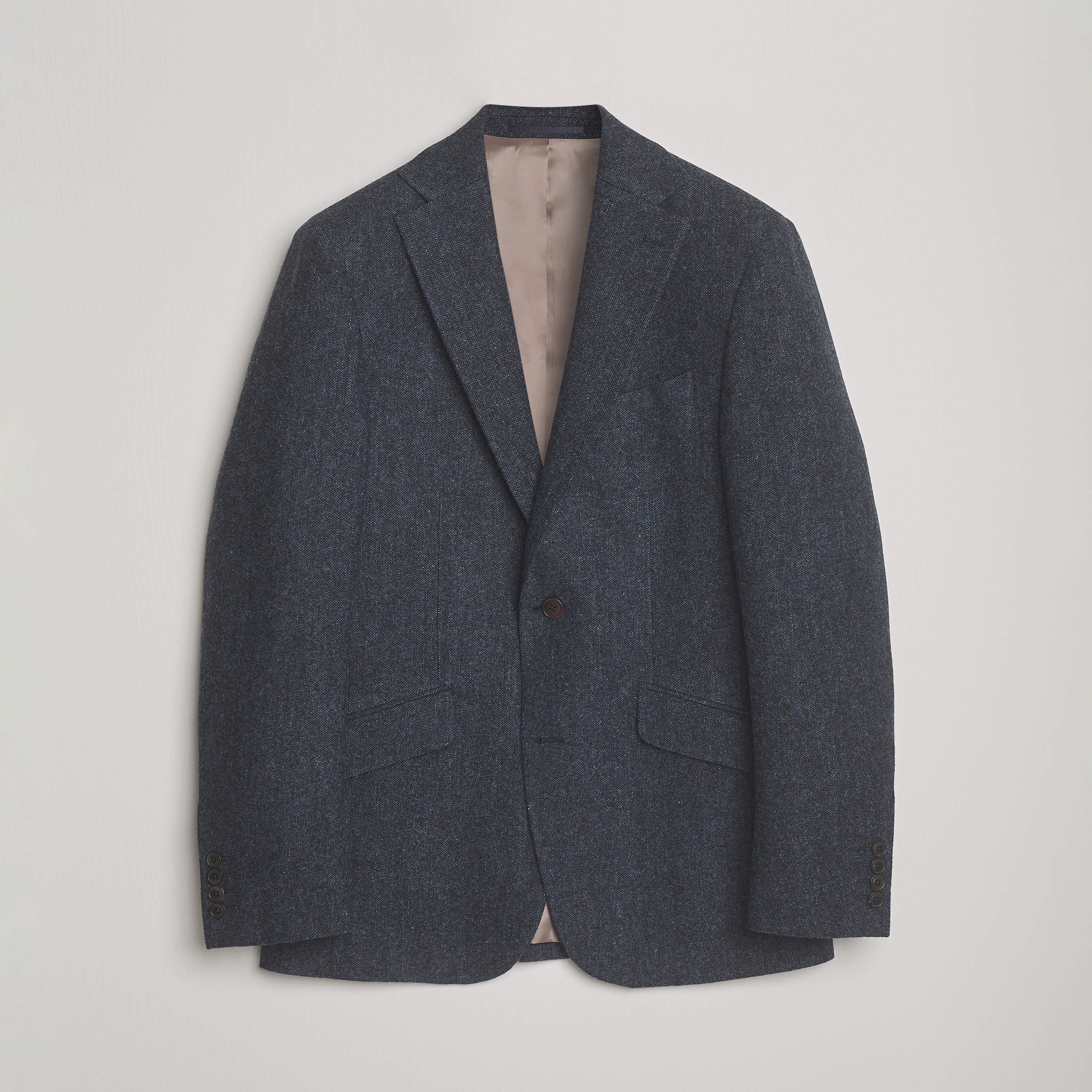 Walker Slater Edward Shetland Wool Donegal Blazer Navy - Acheter Walker Sla
