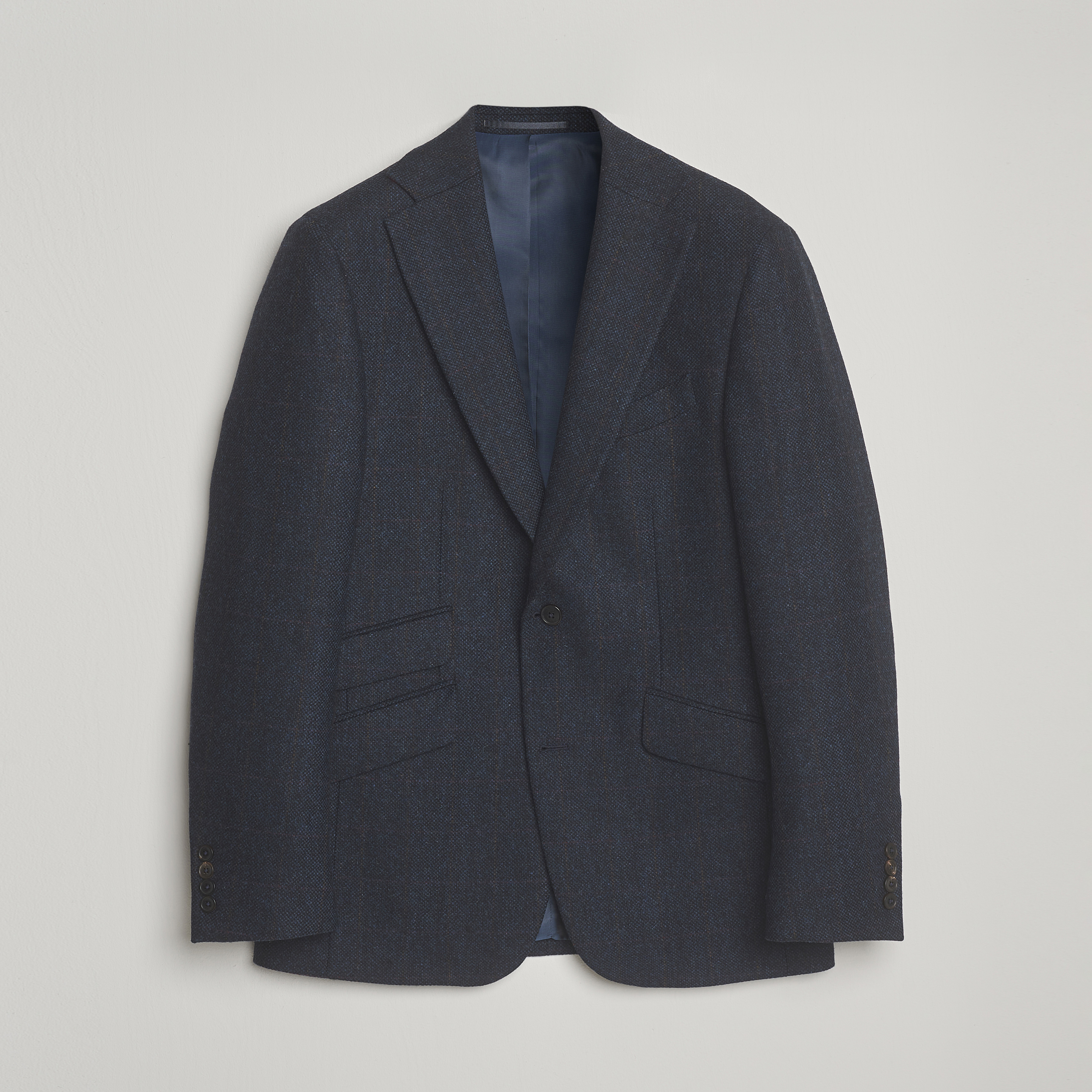 Walker Slater Edward Lambswool Windowpane Blazer Navy - Acheter Walker Slat