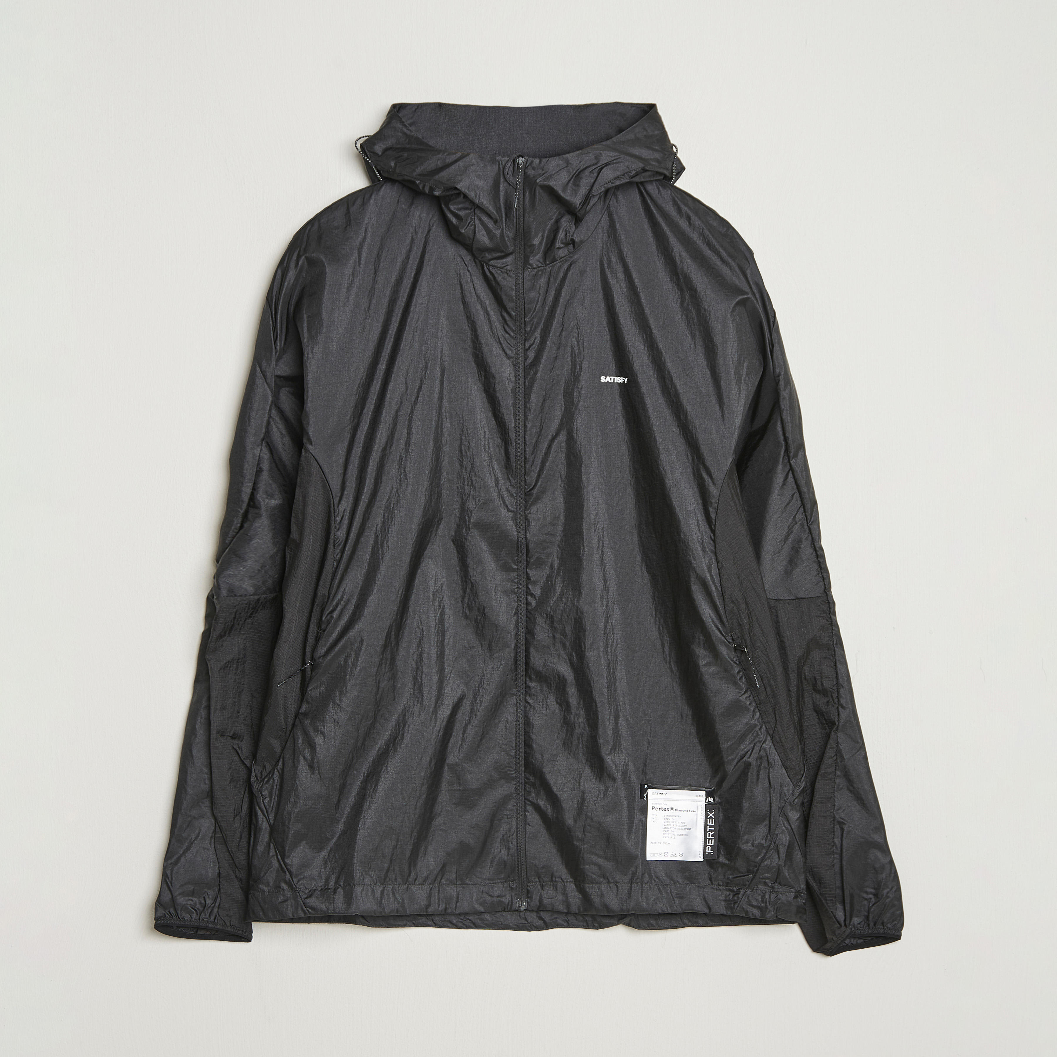 Satisfy Pertex Diamond Fuse Windbreaker Black - Acheter Satisfy CareOfCarl.