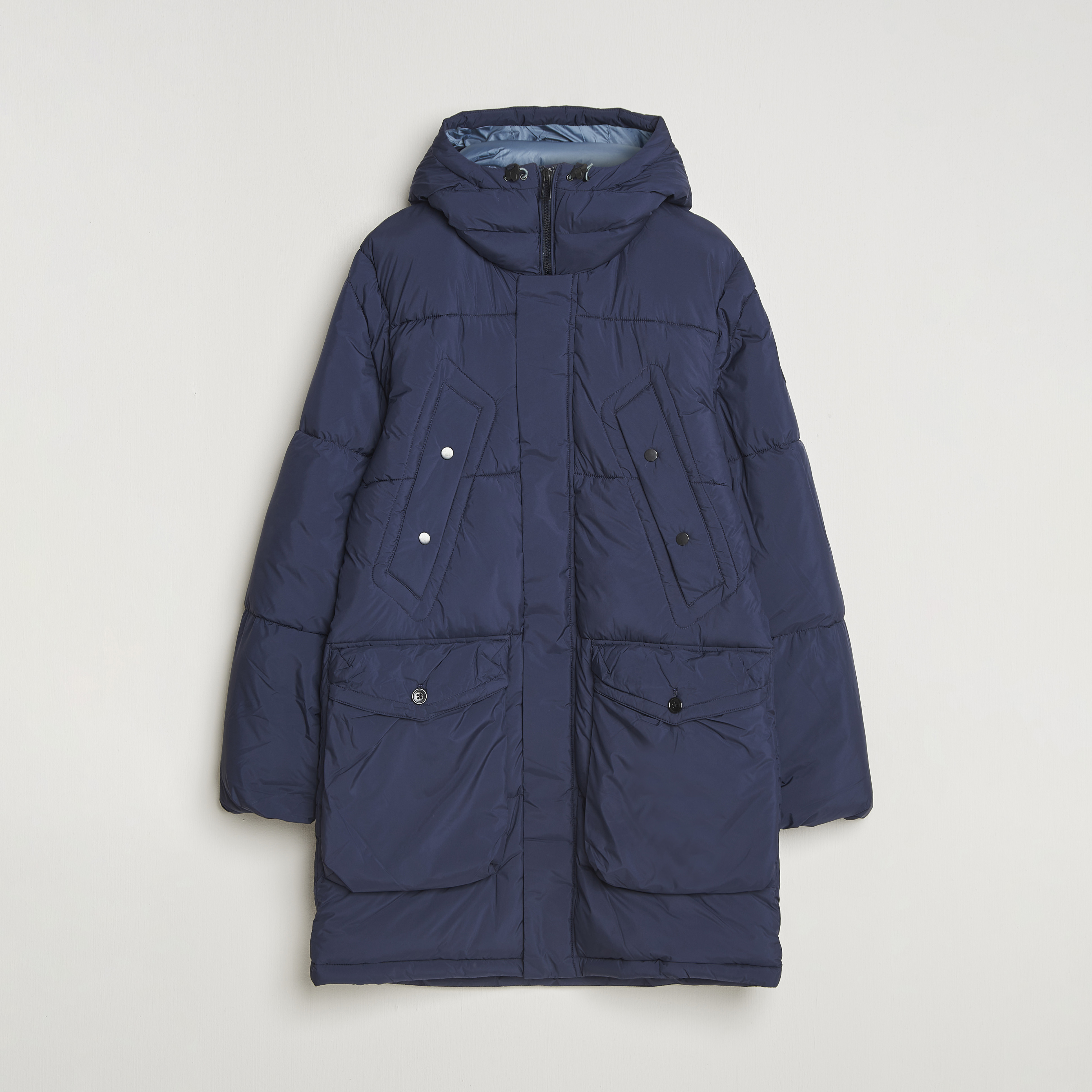 PS Paul Smith Fibre Down Hooded Parka Dark Blue - Acheter PS Paul Smith Car