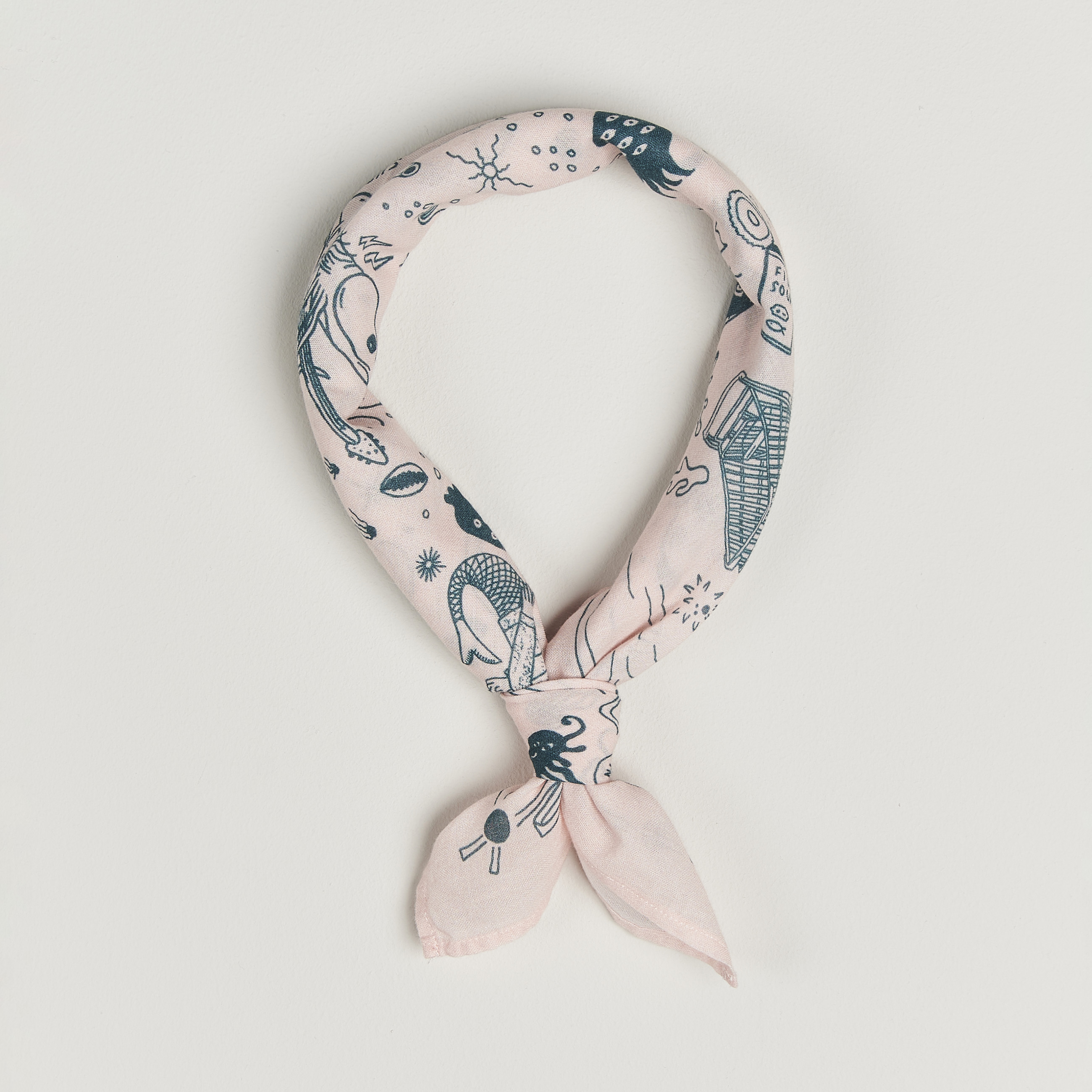 Nudie Jeans Ingrid Printed Bandana Pink - Acheter Nudie Jeans CareOfCarl.fr