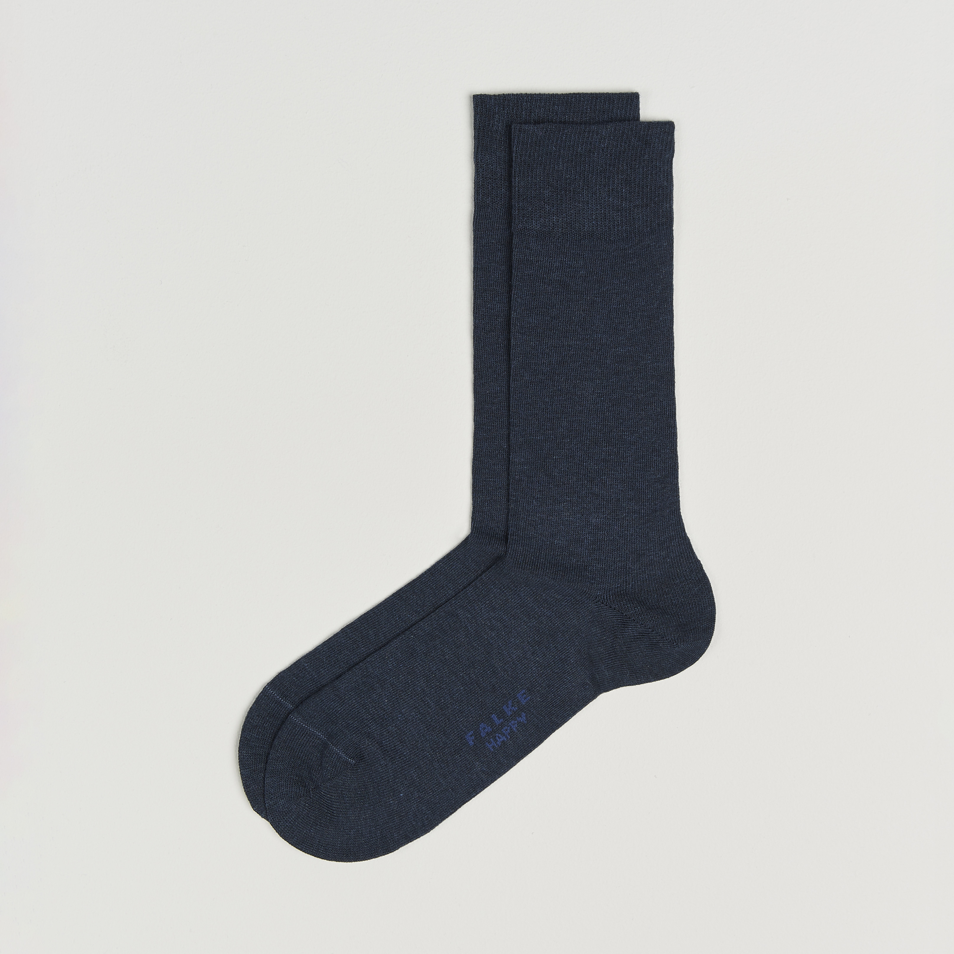 Falke Happy 2-Pack Cotton Socks Navy Melange - Acheter Falke CareOfCarl.fr.