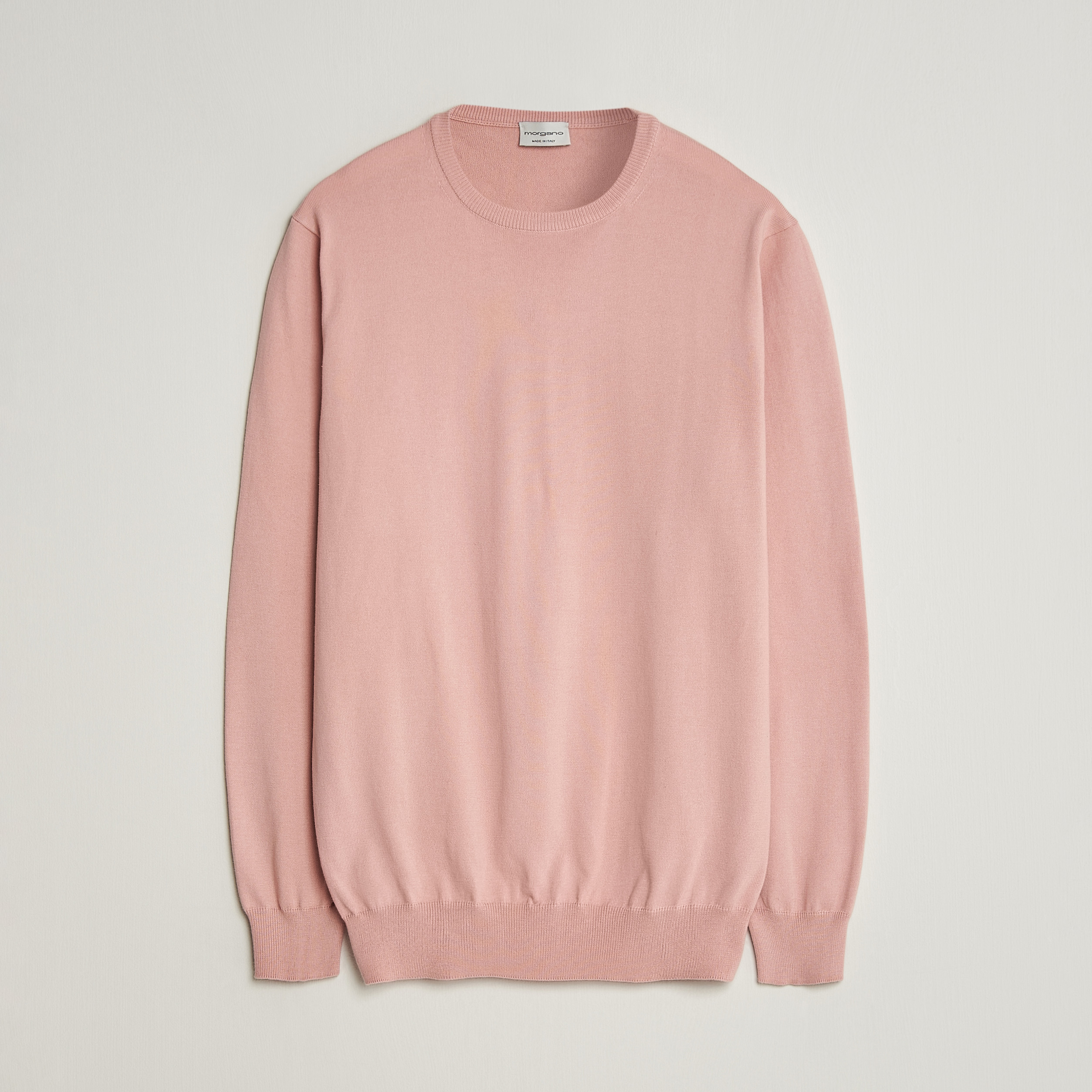 Morgano Supersoft Egyptian Cotton Crew Neck Soft Pink - Acheter Morgano Car