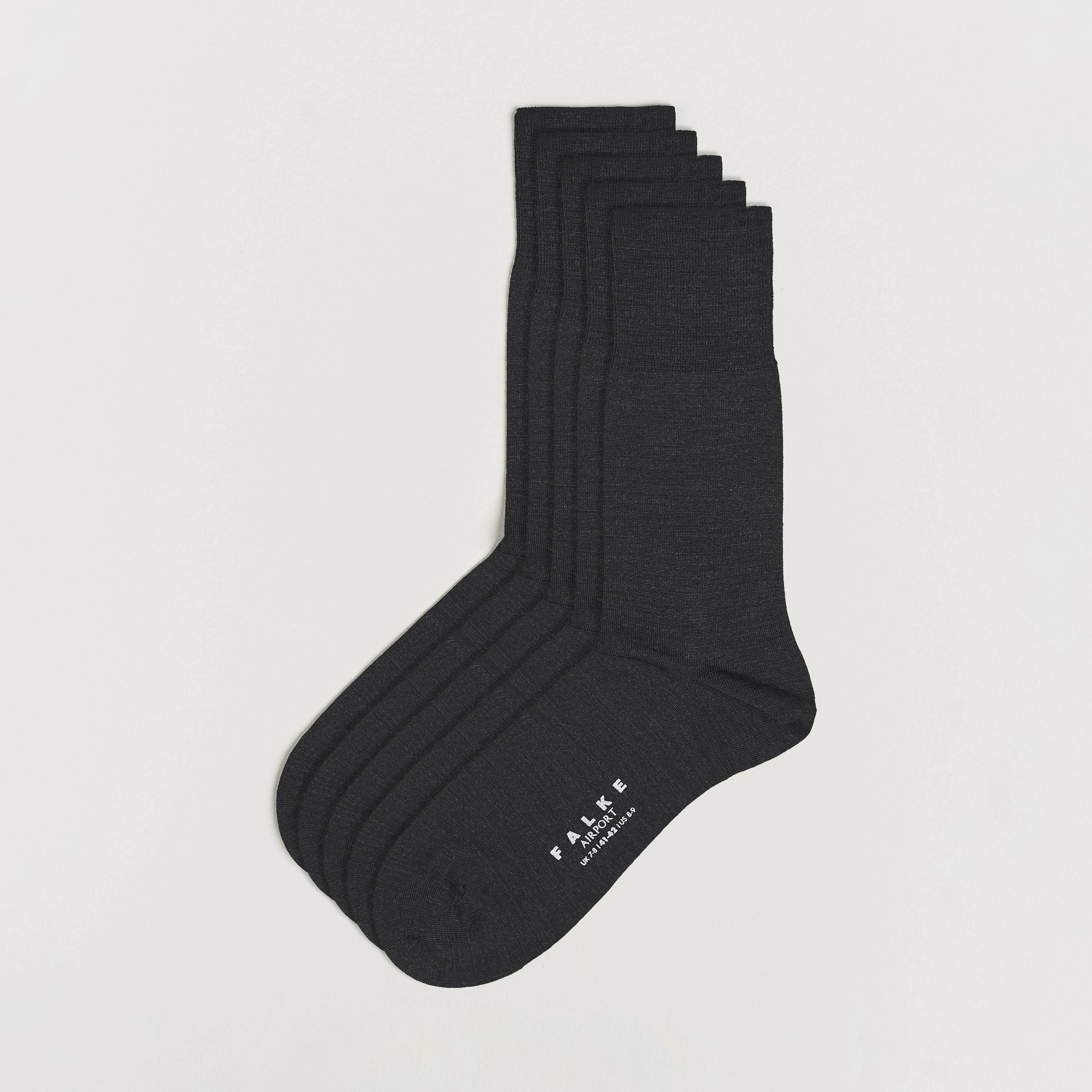 5-Pack Airport Socks Anthracite Melange - Acheter Falke CareOfCarl.fr.