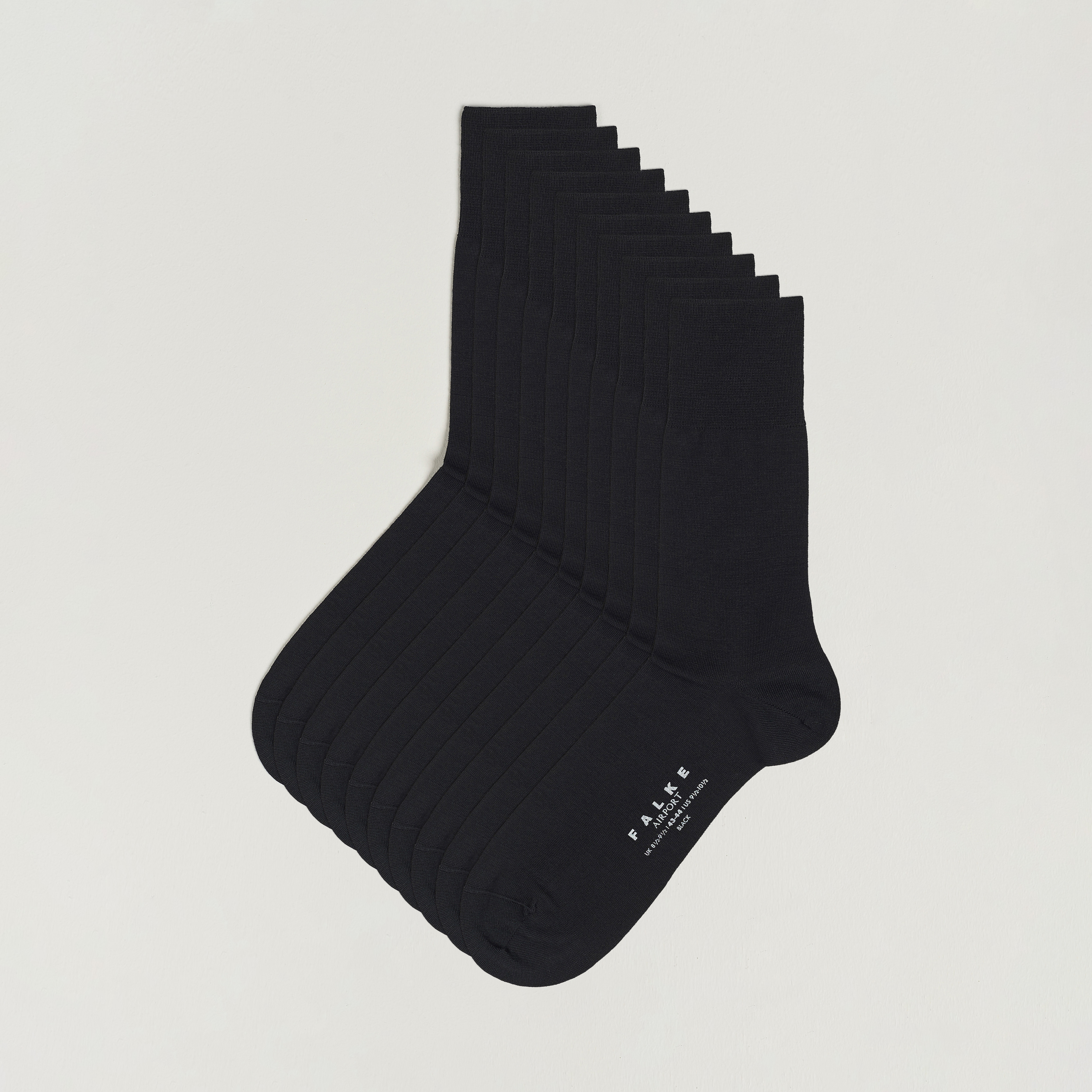 10-Pack Airport Socks Black - Acheter Falke CareOfCarl.fr.