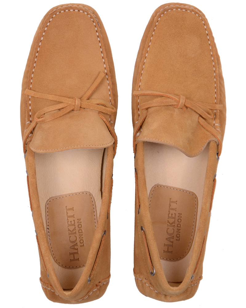 Hackett Lace Driver Tan
