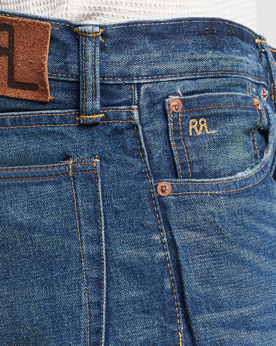 RRL Slim Narrow 5-Pocket Denim Grandfalls Wash - Acheter RRL CareOfCarl.fr.